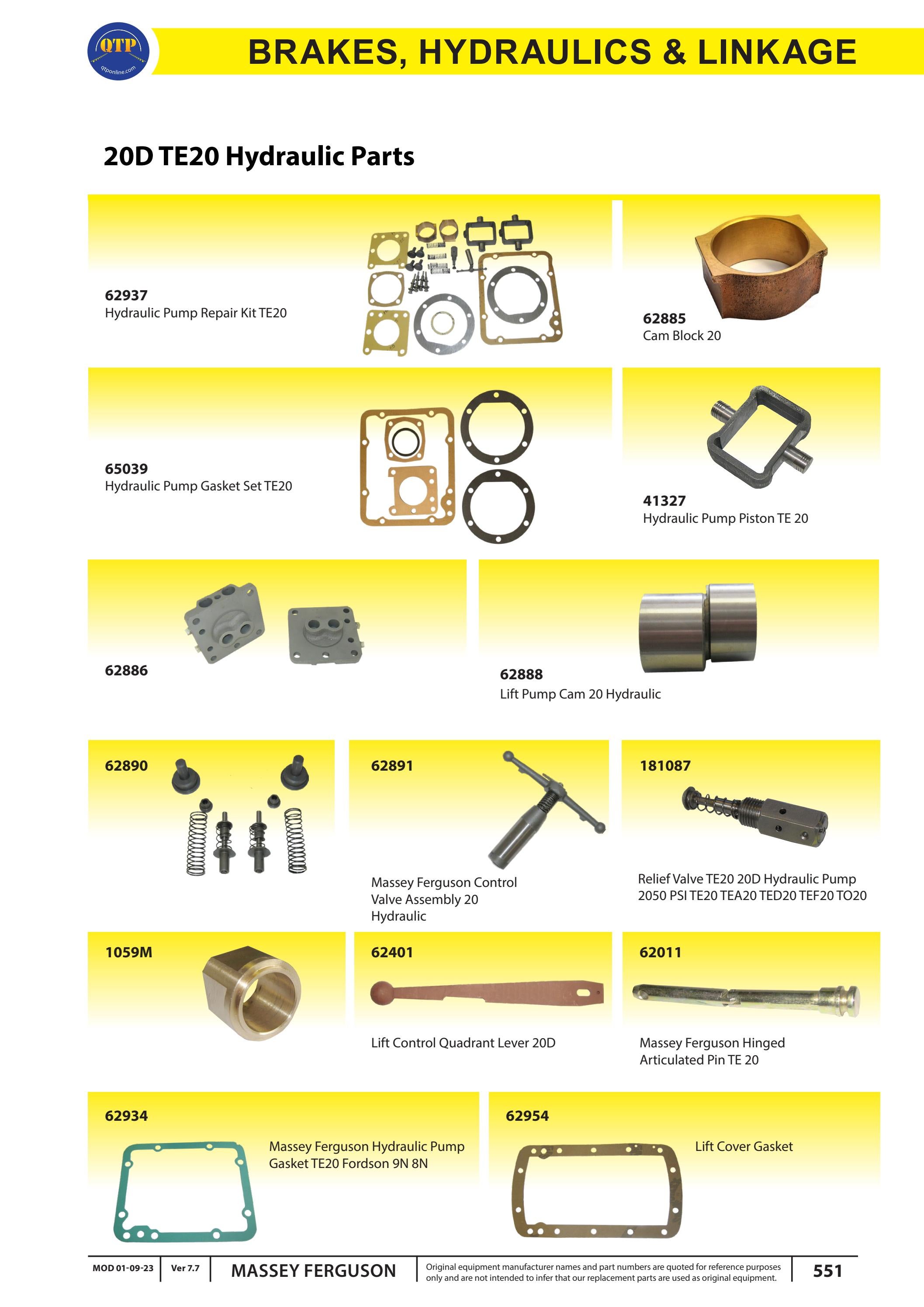QTP Massey Ferguson Part Catalogue by Quality Tractor Parts - Issuu