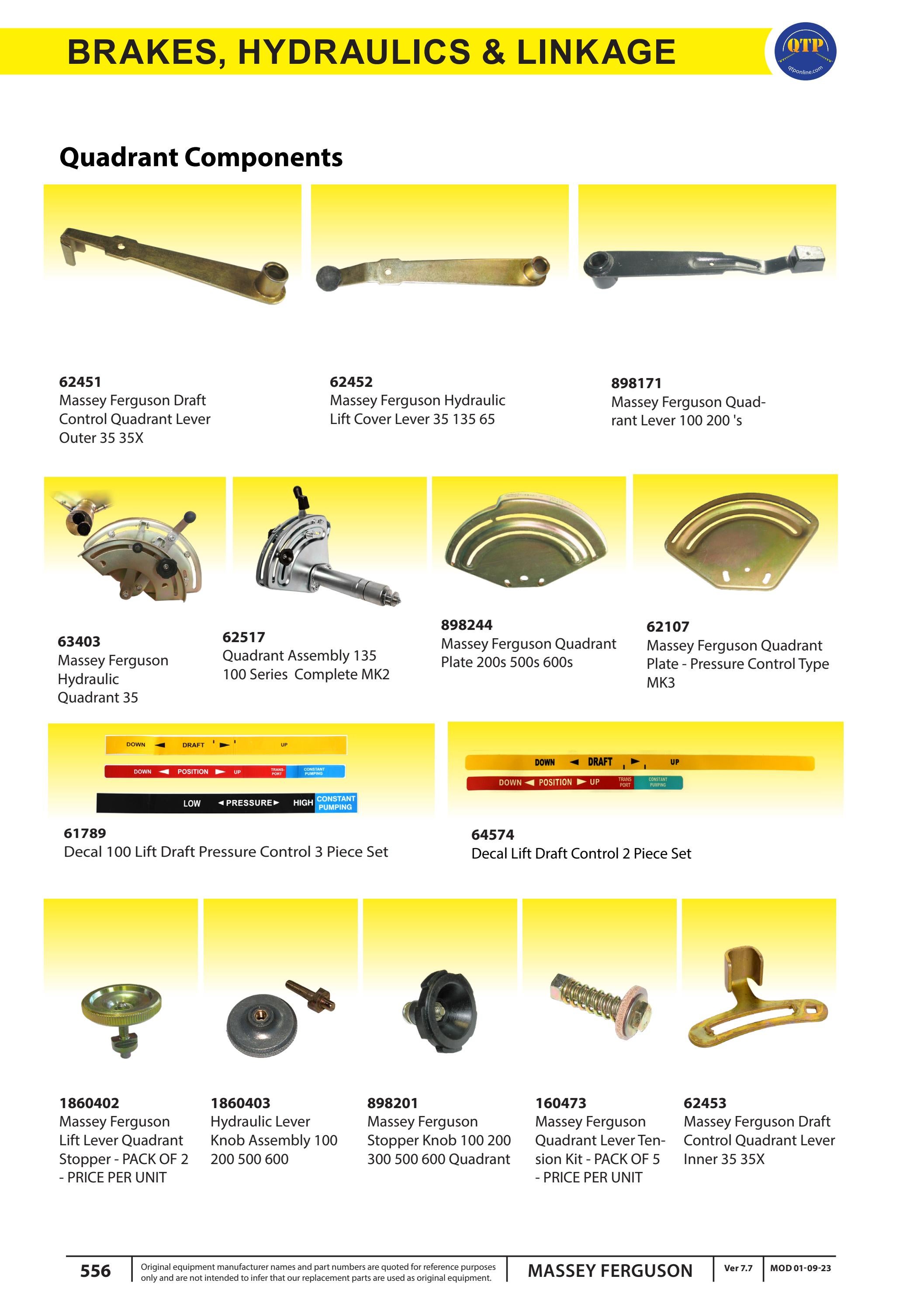 QTP Massey Ferguson Part Catalogue by Quality Tractor Parts - Issuu