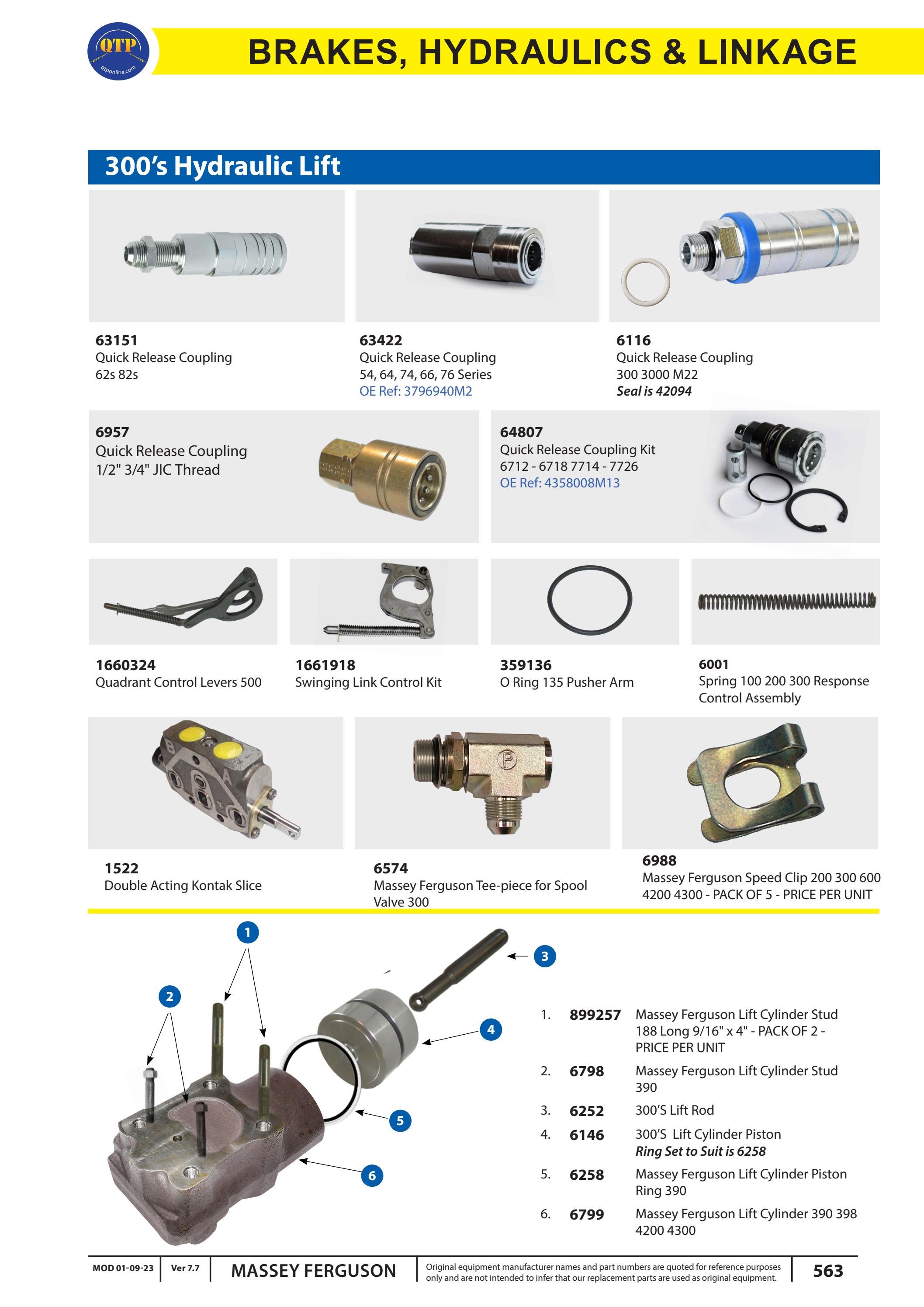 QTP Massey Ferguson Part Catalogue by Quality Tractor Parts - Issuu