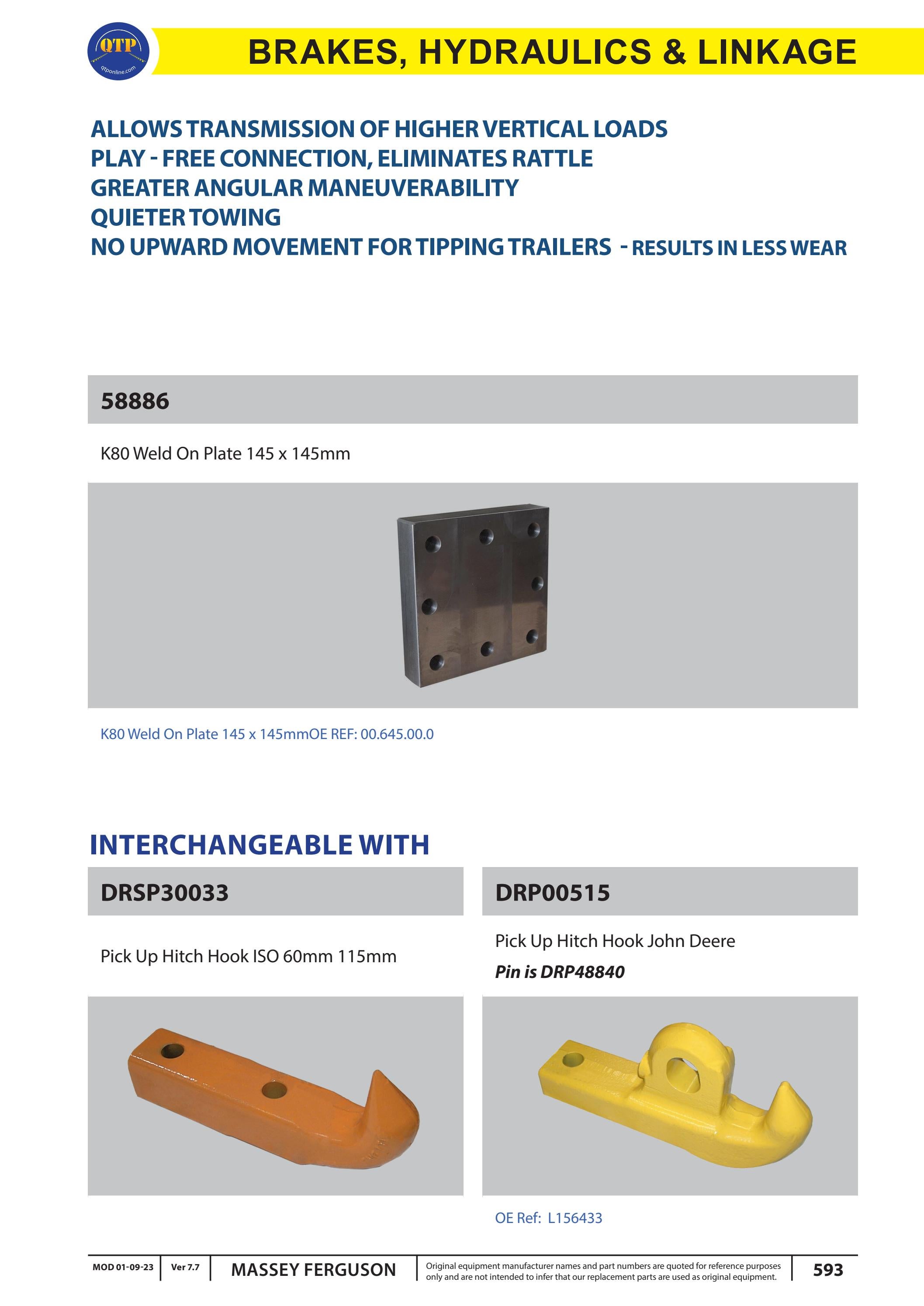 QTP Massey Ferguson Part Catalogue by Quality Tractor Parts - Issuu