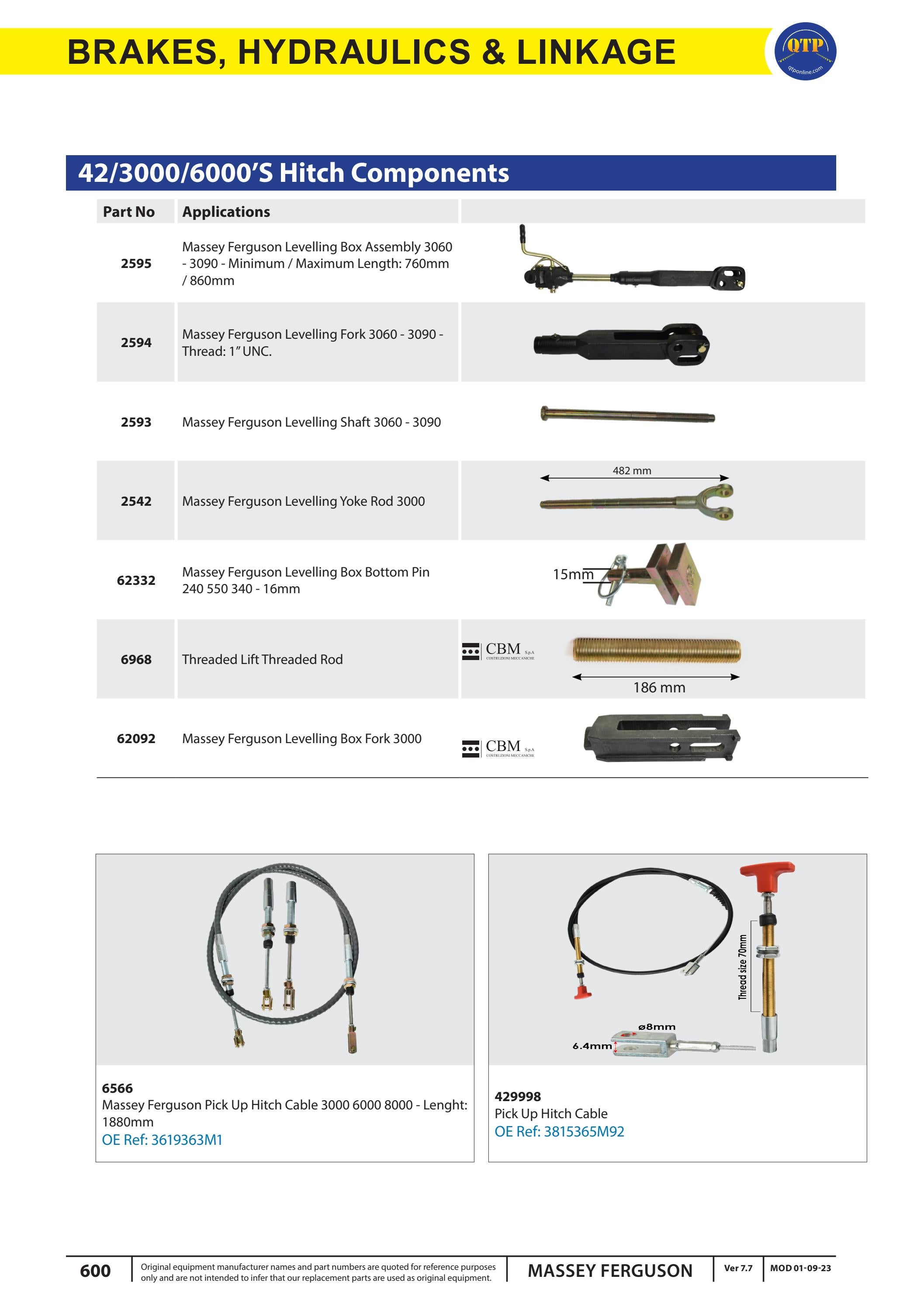 QTP Massey Ferguson Part Catalogue by Quality Tractor Parts - Issuu