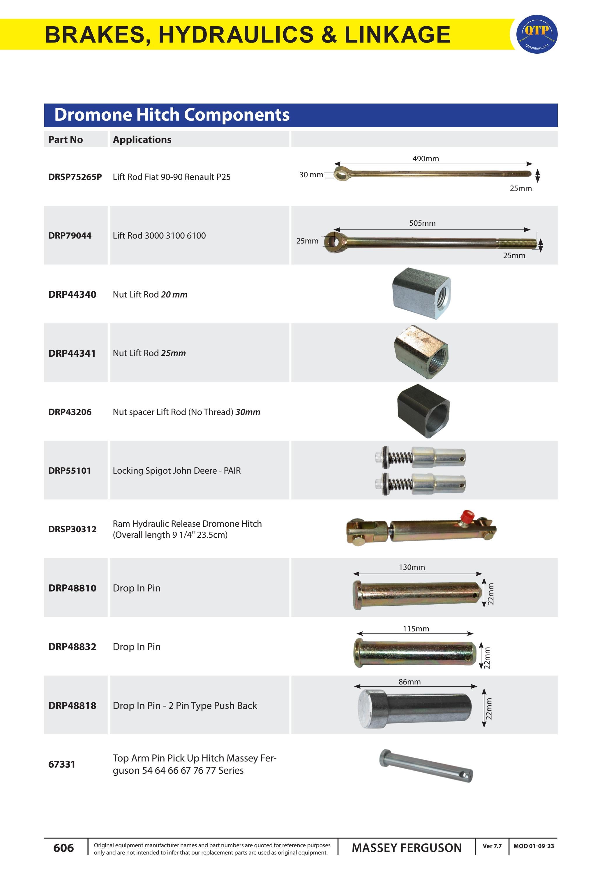 QTP Massey Ferguson Part Catalogue by Quality Tractor Parts - Issuu