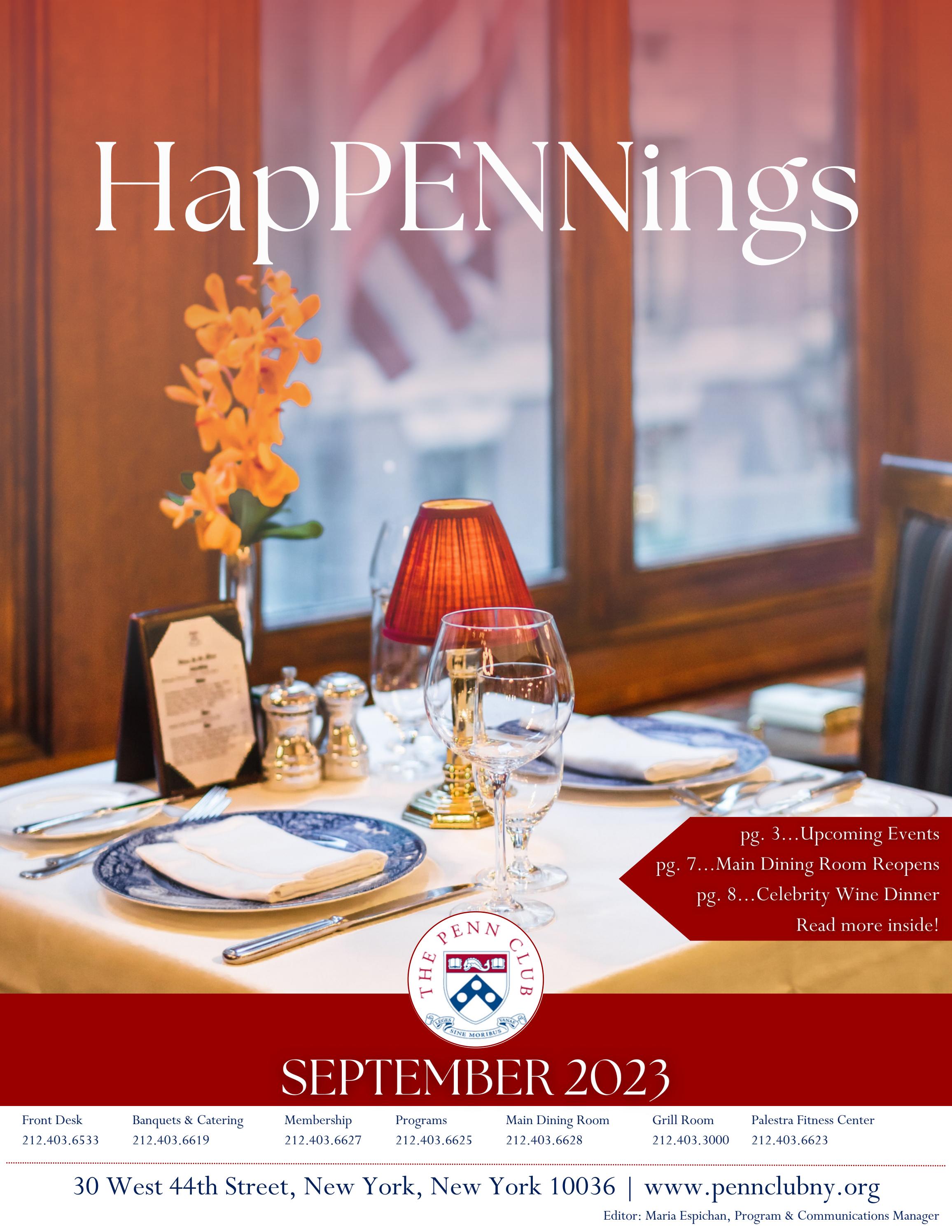 September HapPENNings by The Penn Club - Issuu