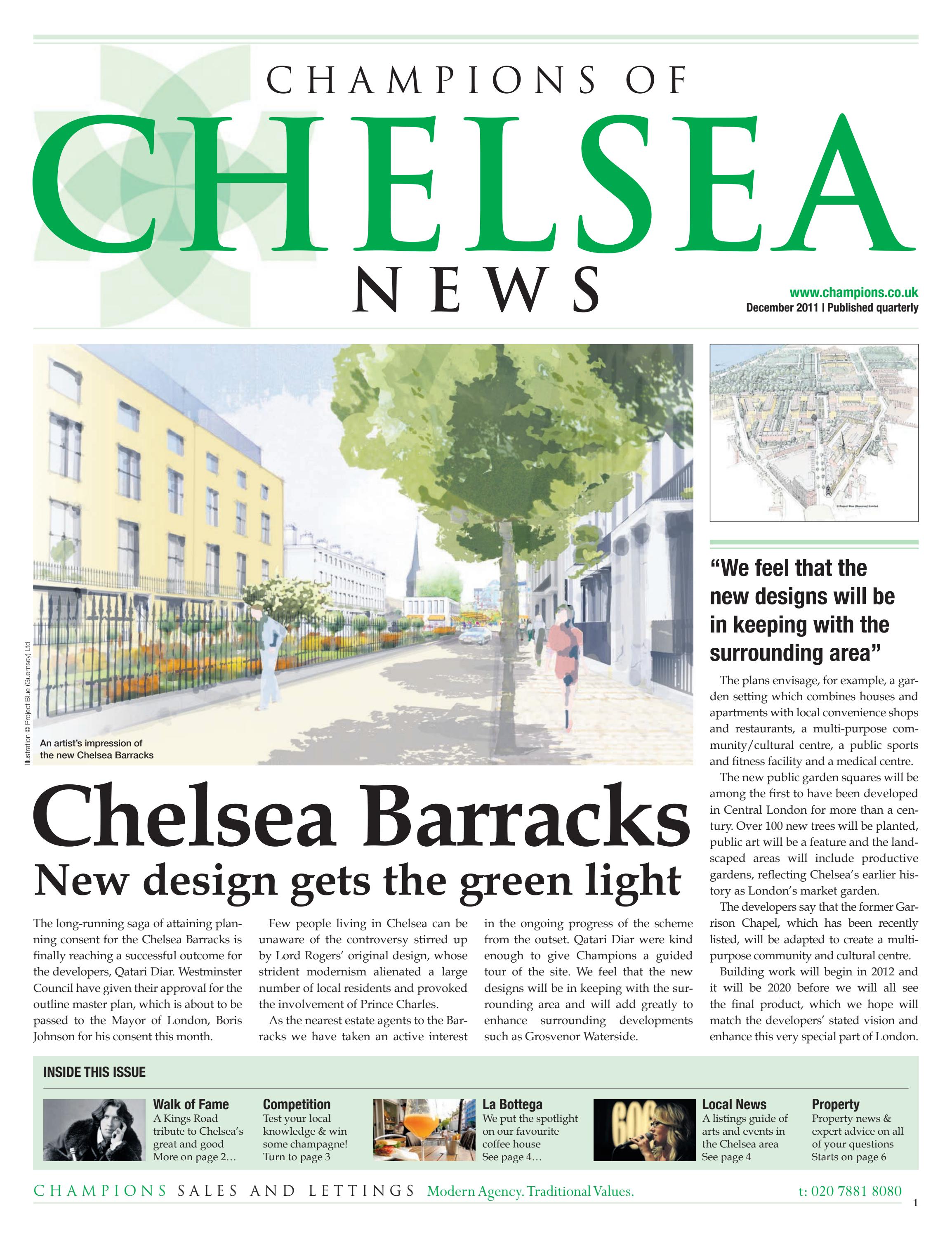 Champions of Chelsea News by Magazine Designer UK - Issuu