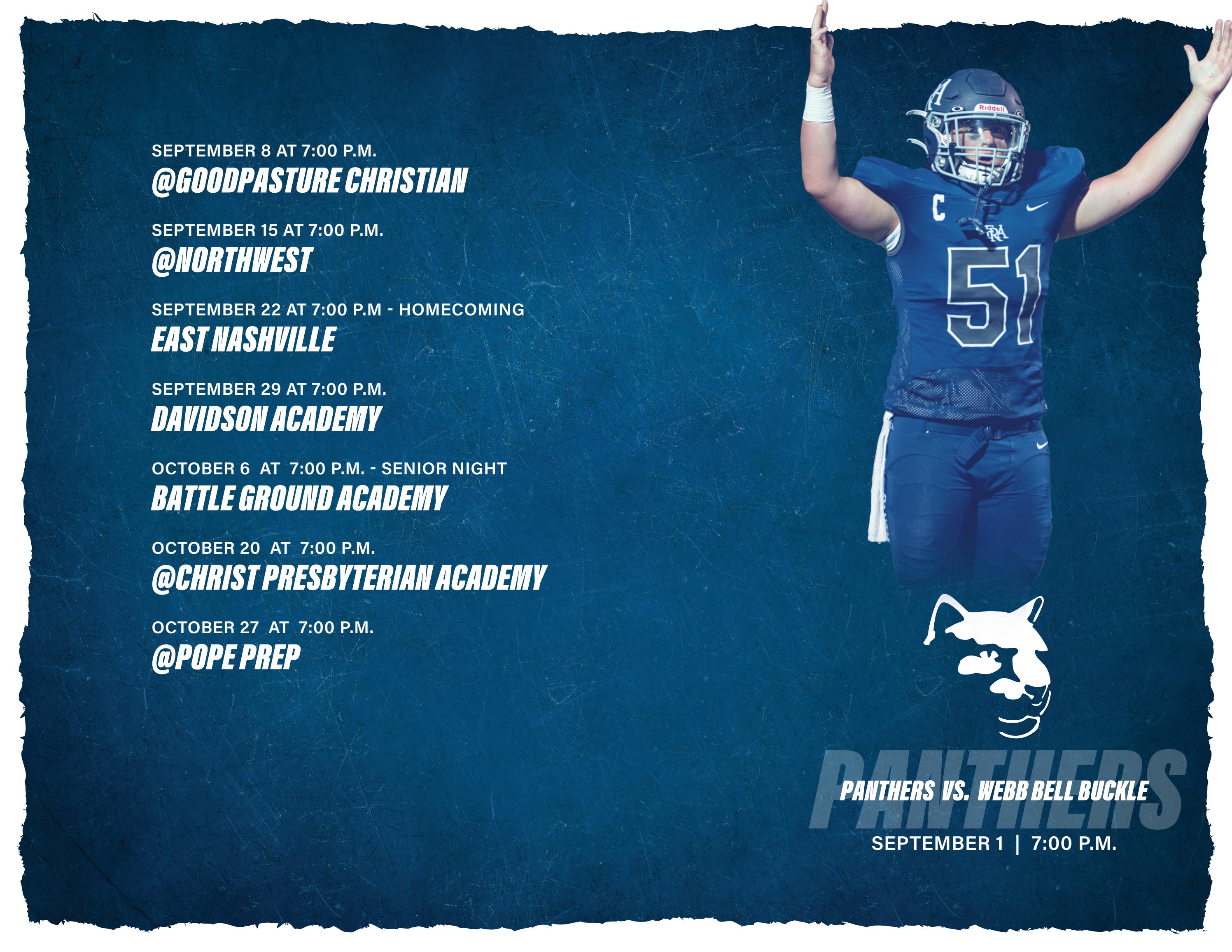 FRA Football vs. Webb Bell Buckle Program by Franklin Road Academy - Issuu
