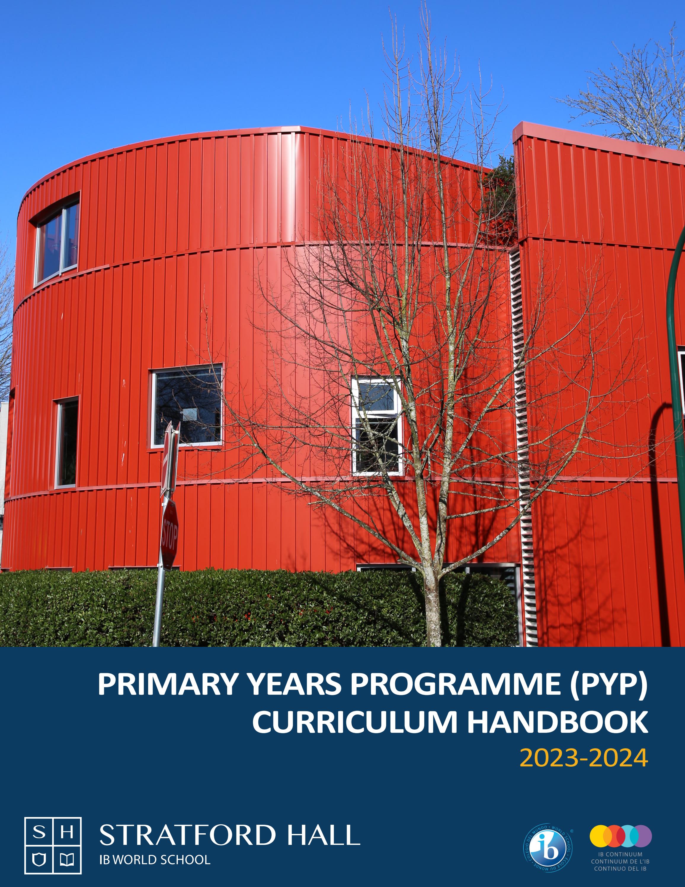 2023 - 2024 PYP Curriculum Handbook by Stratford Hall - Issuu