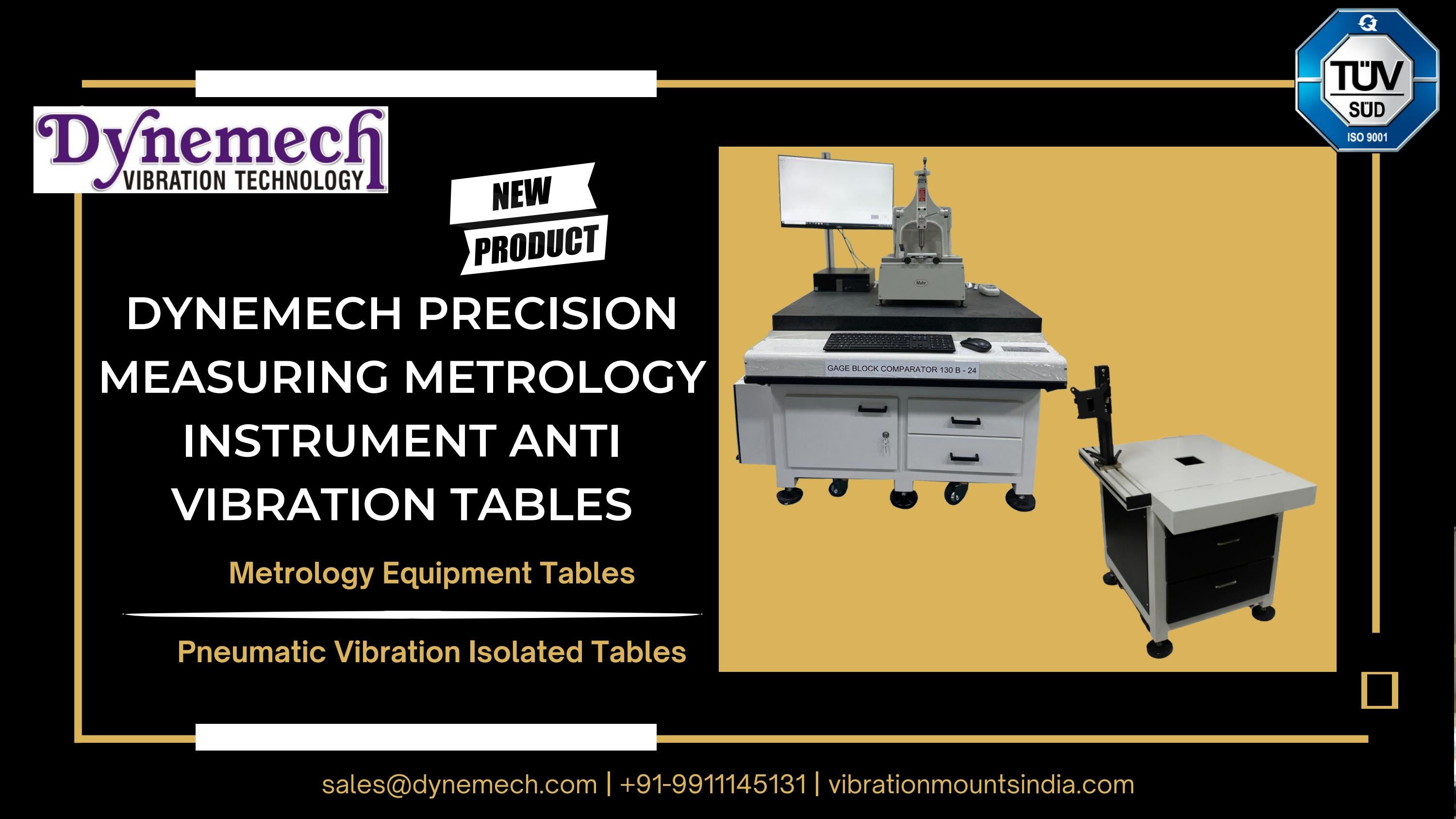 Dynemech Precision Measuring Metrology Instrument Anti Vibration Tables ...