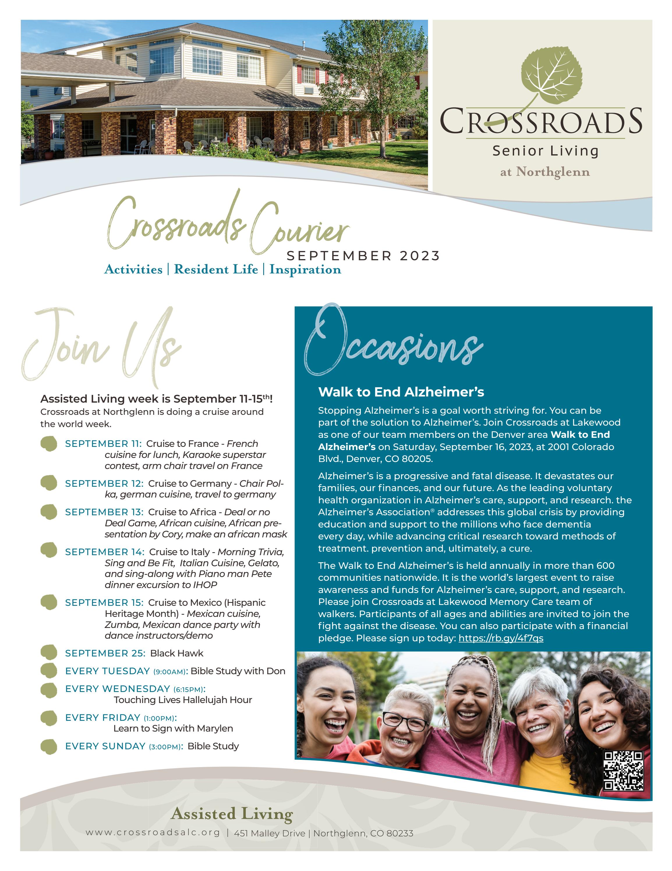 Crossroads Courier - Northglenn - September 2023 by Crossroads - Issuu