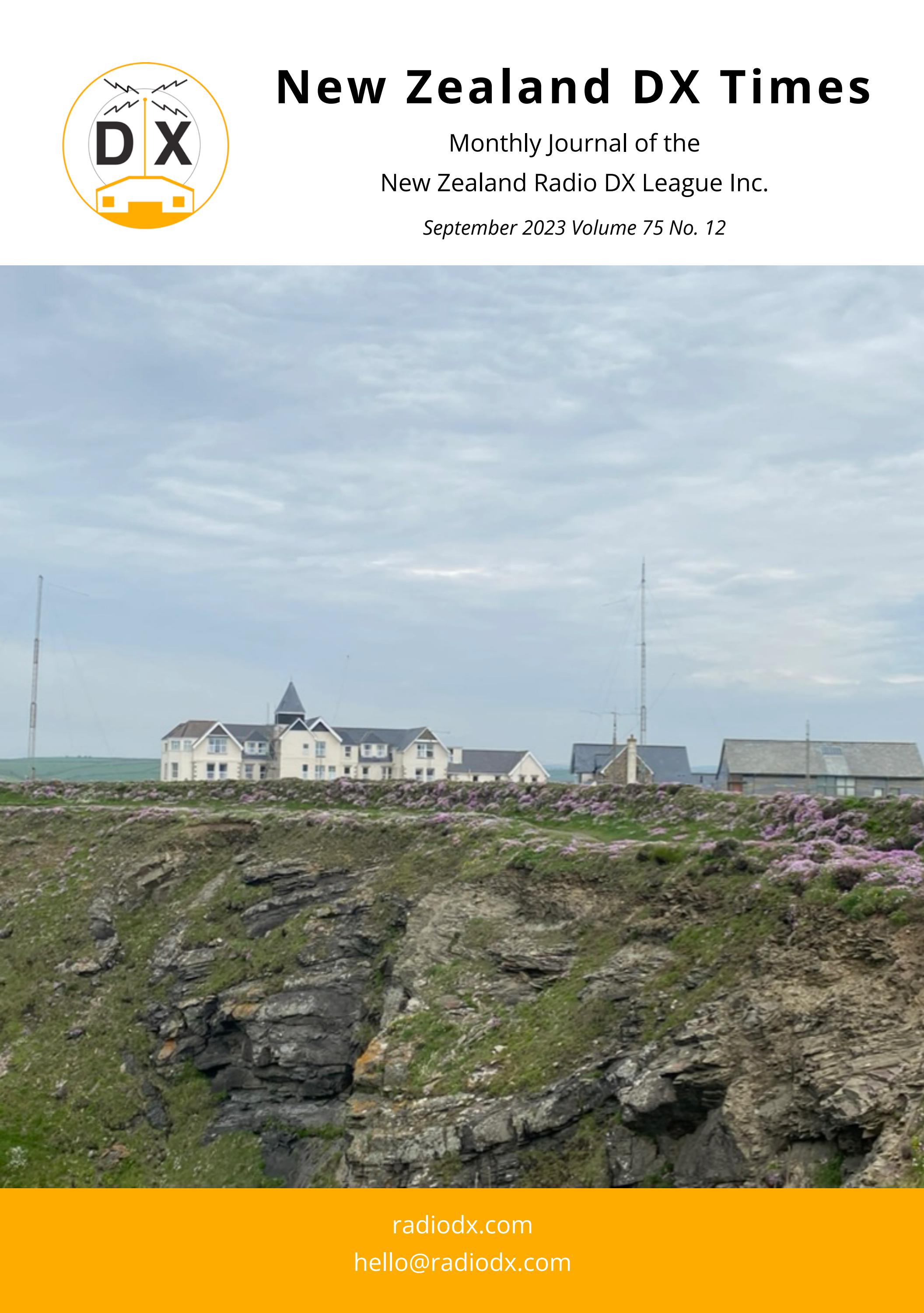 New Zealand DX Times - Sep 2023 by NZ Radio DX League - Issuu