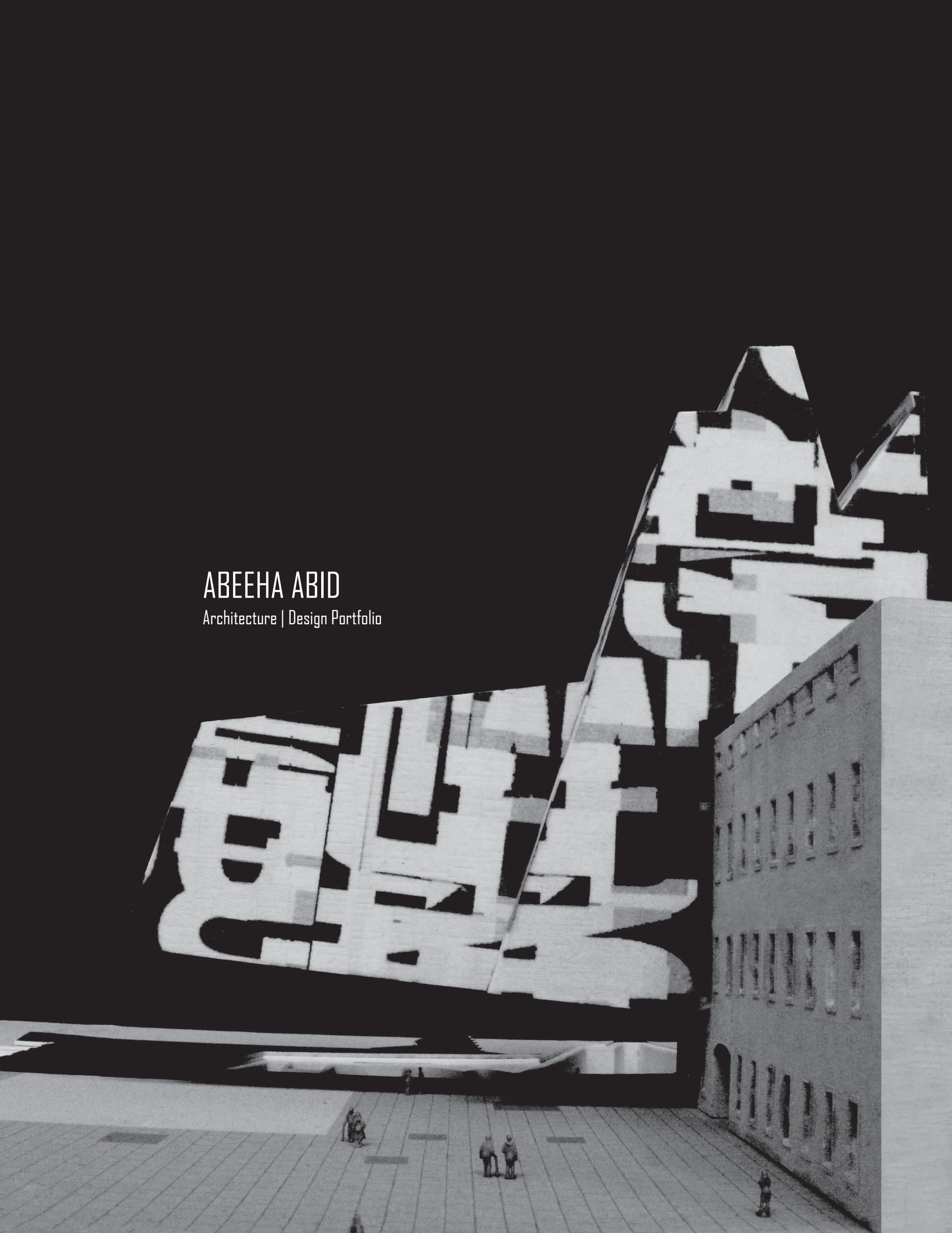 Architecture Portfolio - Abeeha Abid by abeehaabid - Issuu