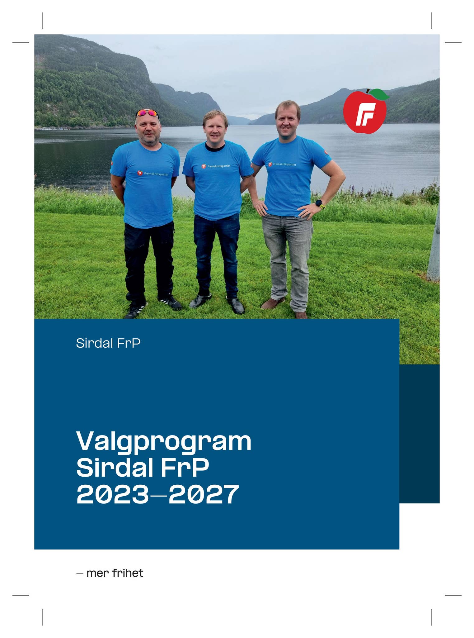 Valgprogram 2023 by Sirdal FrP - Issuu