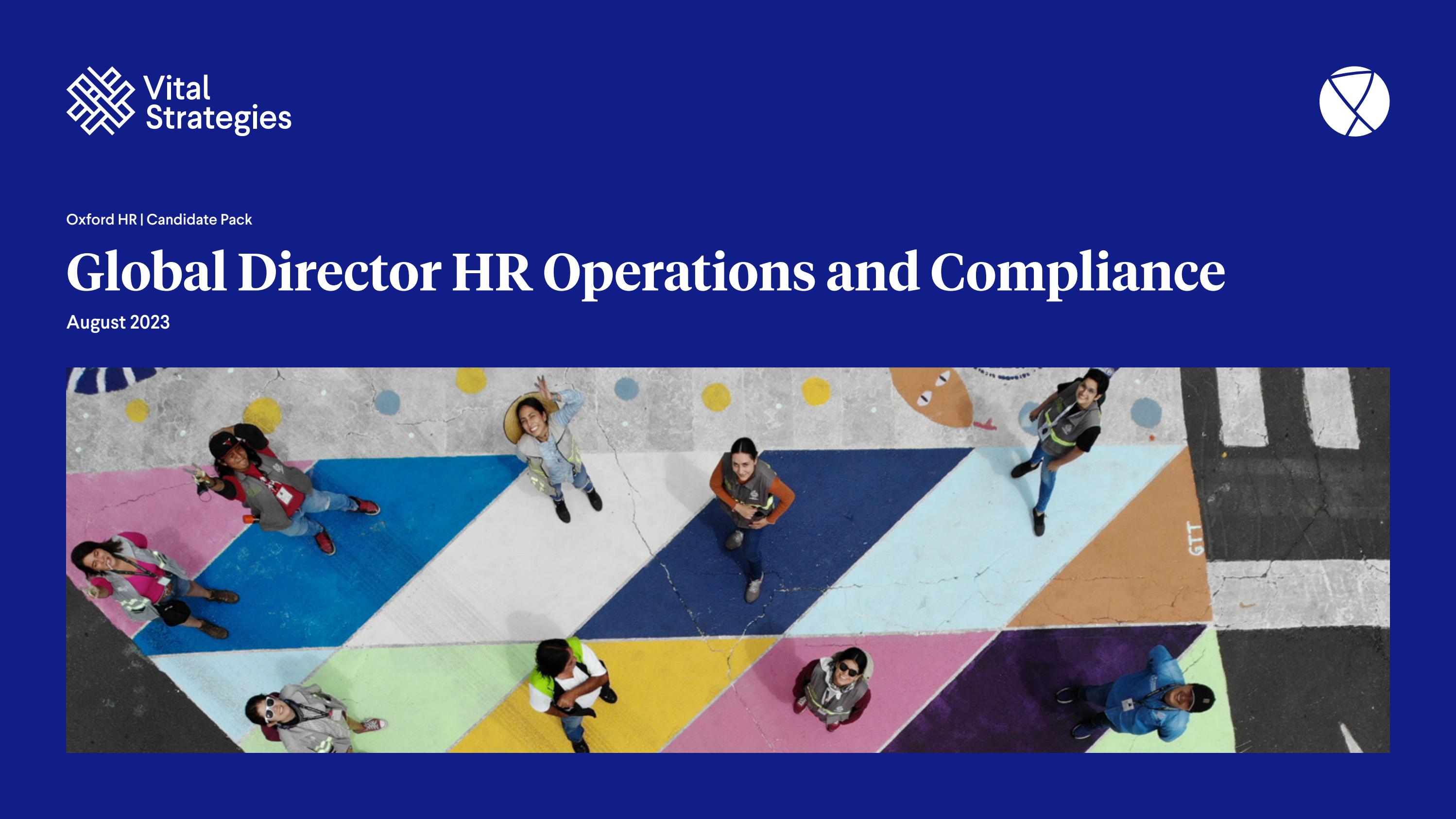 Vital Strategies - Global Director HR Operations and Compliance by ...