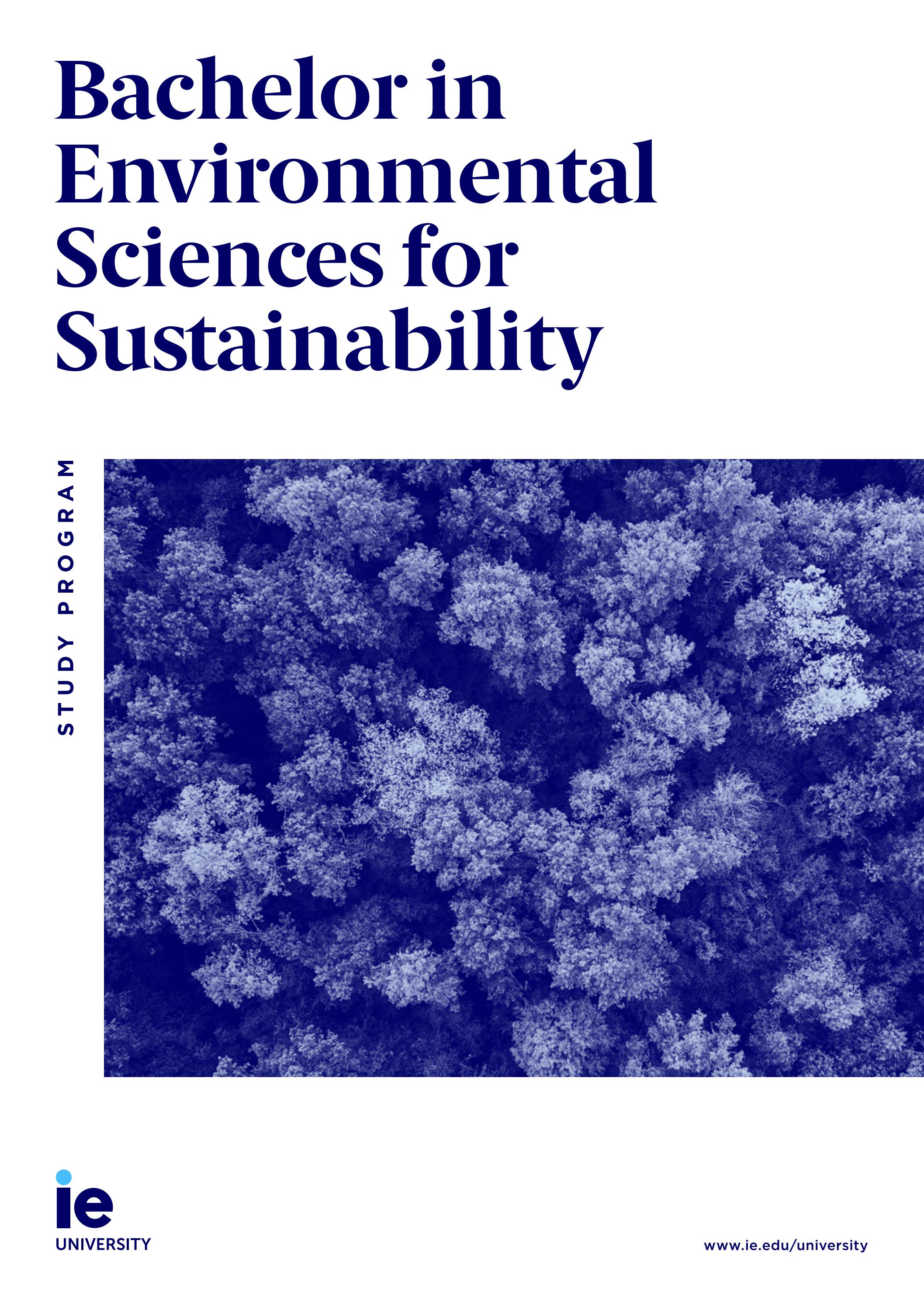 Bachelor in Environmental Sciences for Sustainability Study Program by ...