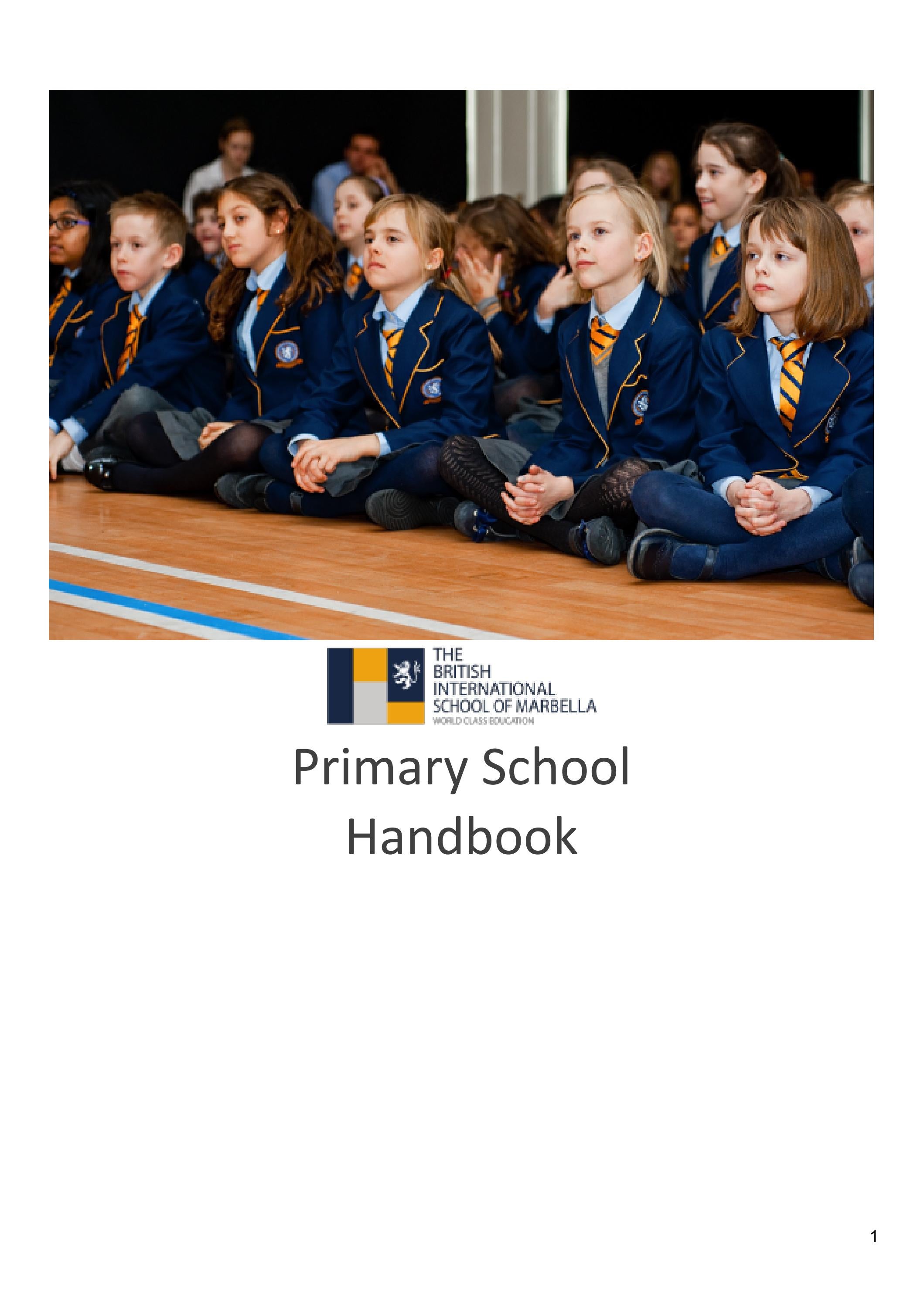 BISM Primary Handbook 2022/23 by British Schools Foundation - Issuu