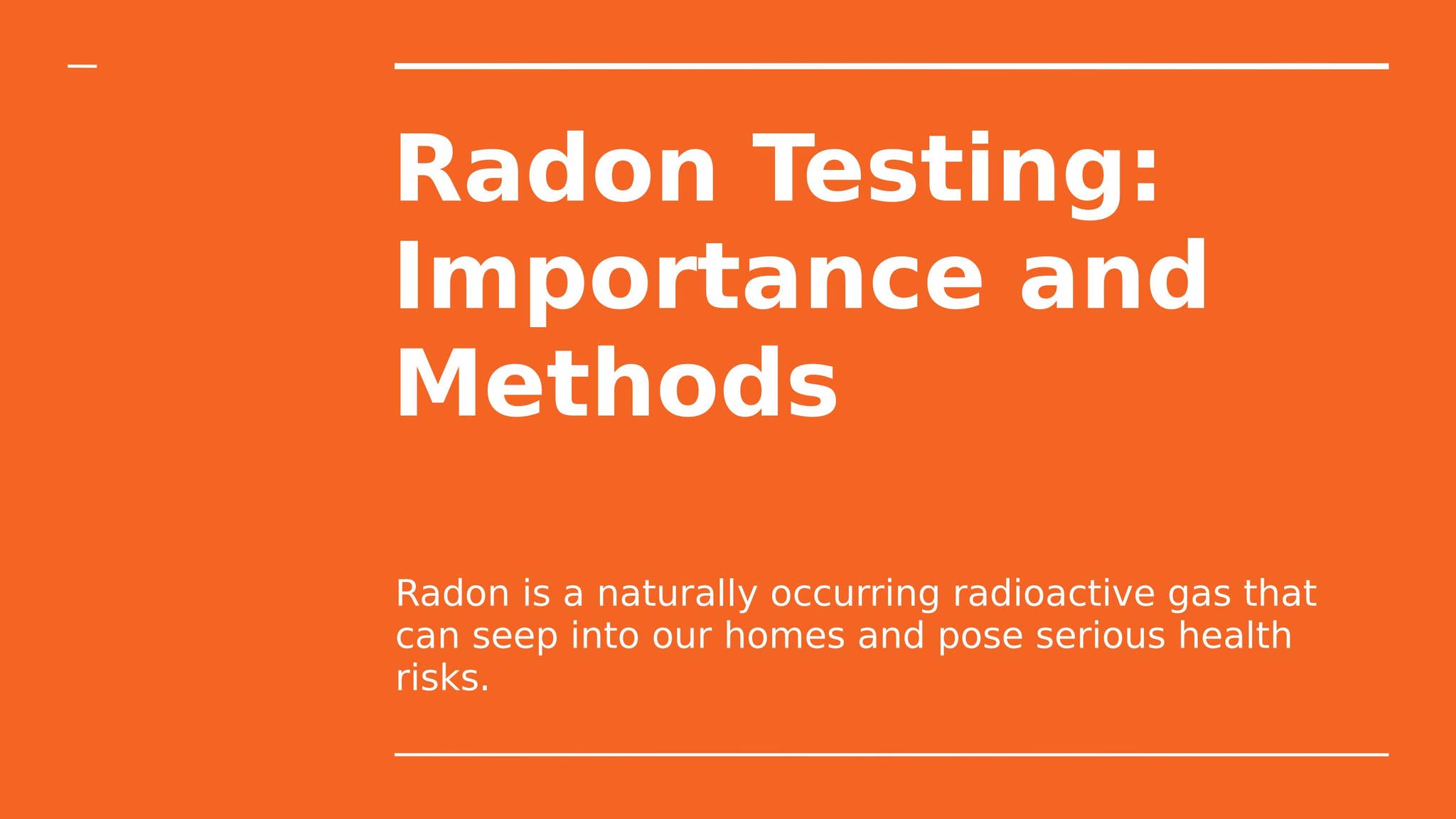 Radon Testing: Importance and Methods by Louisville KY Radon Mitigation ...