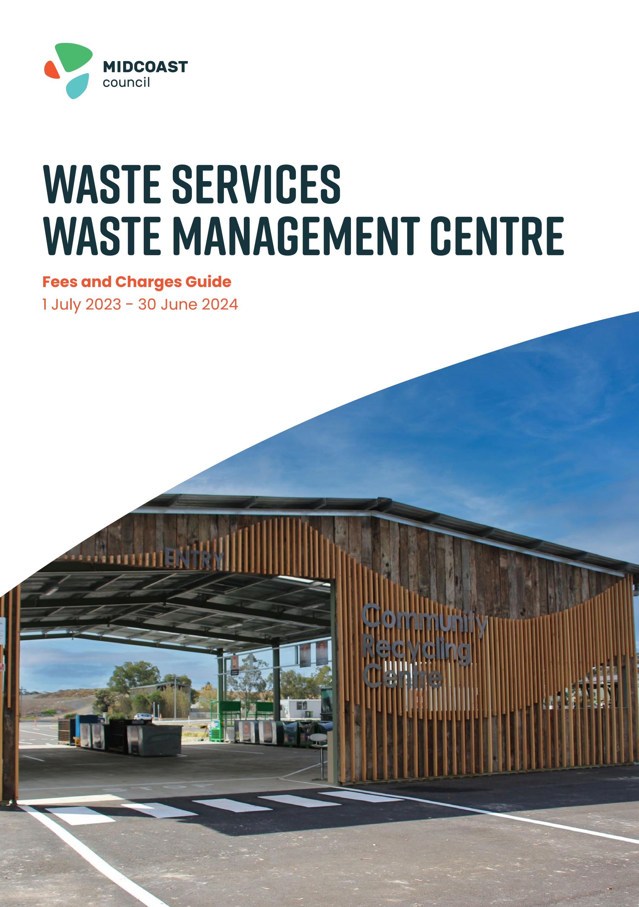 2023-24 Waste Fees and Charges Brochure - MidCoast Council by ...