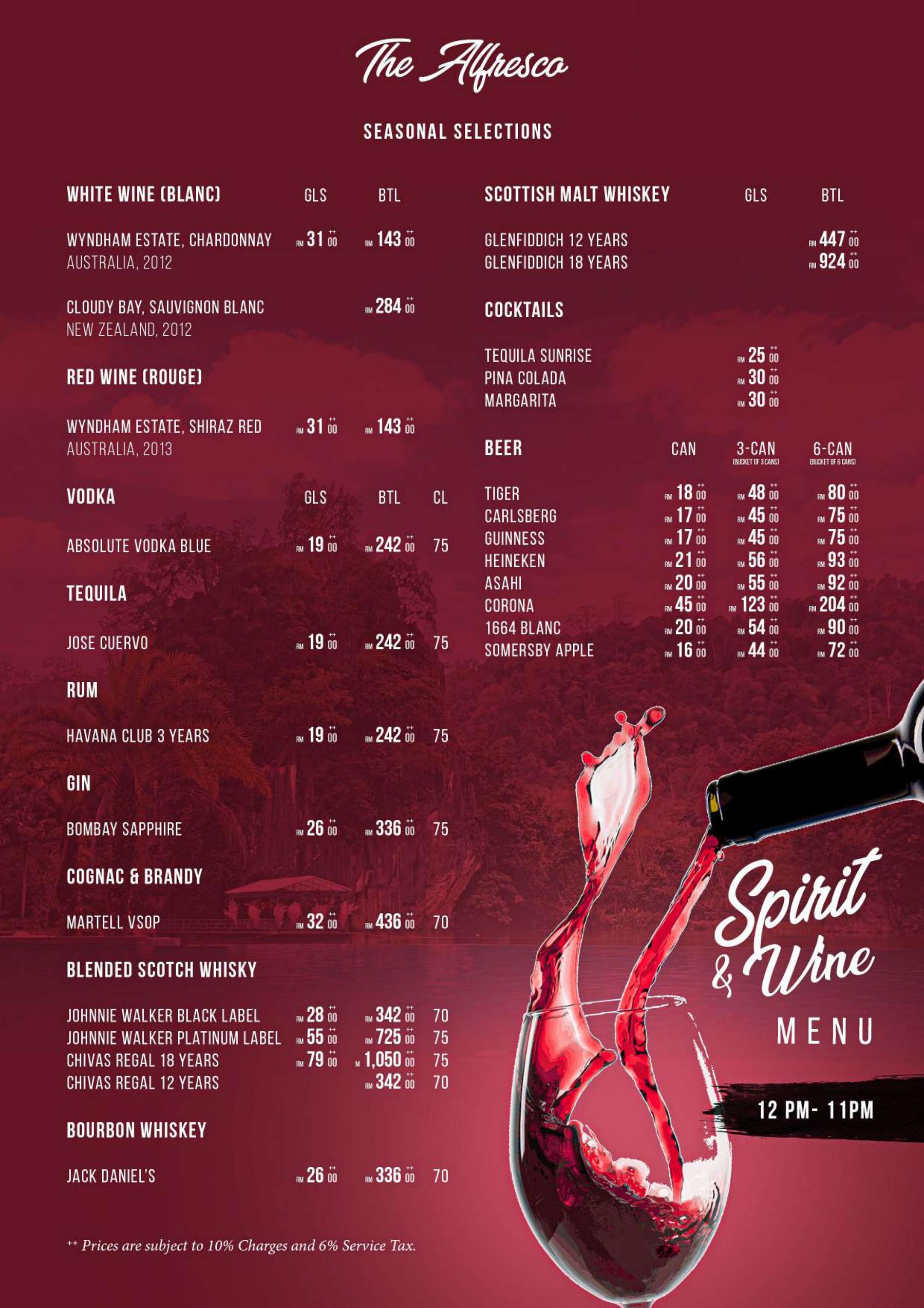Wine Menu | Cuisines by The Haven Resort - Issuu