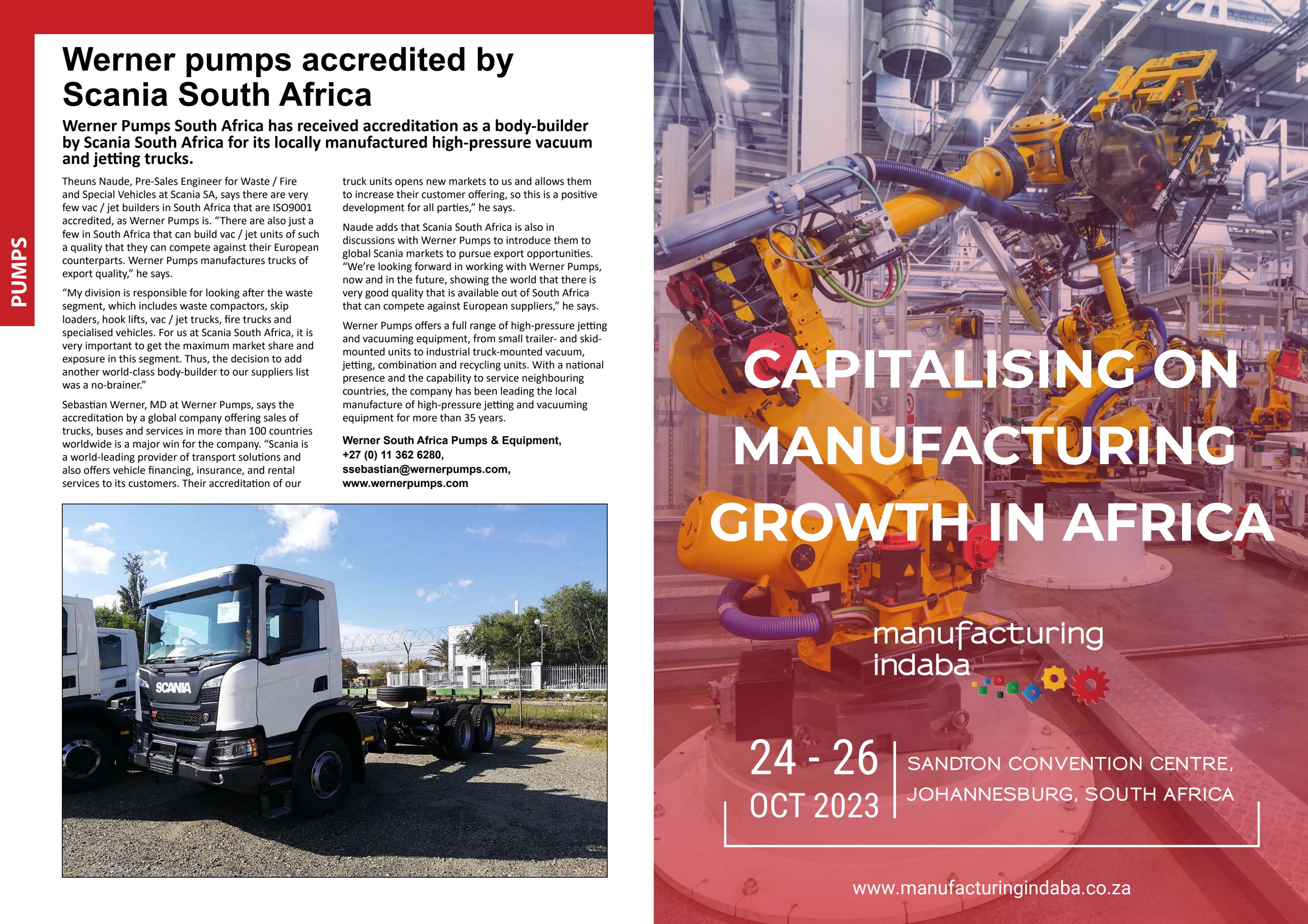 Werner South Africa Pumps & Equipment by Lifting Africa - Issuu