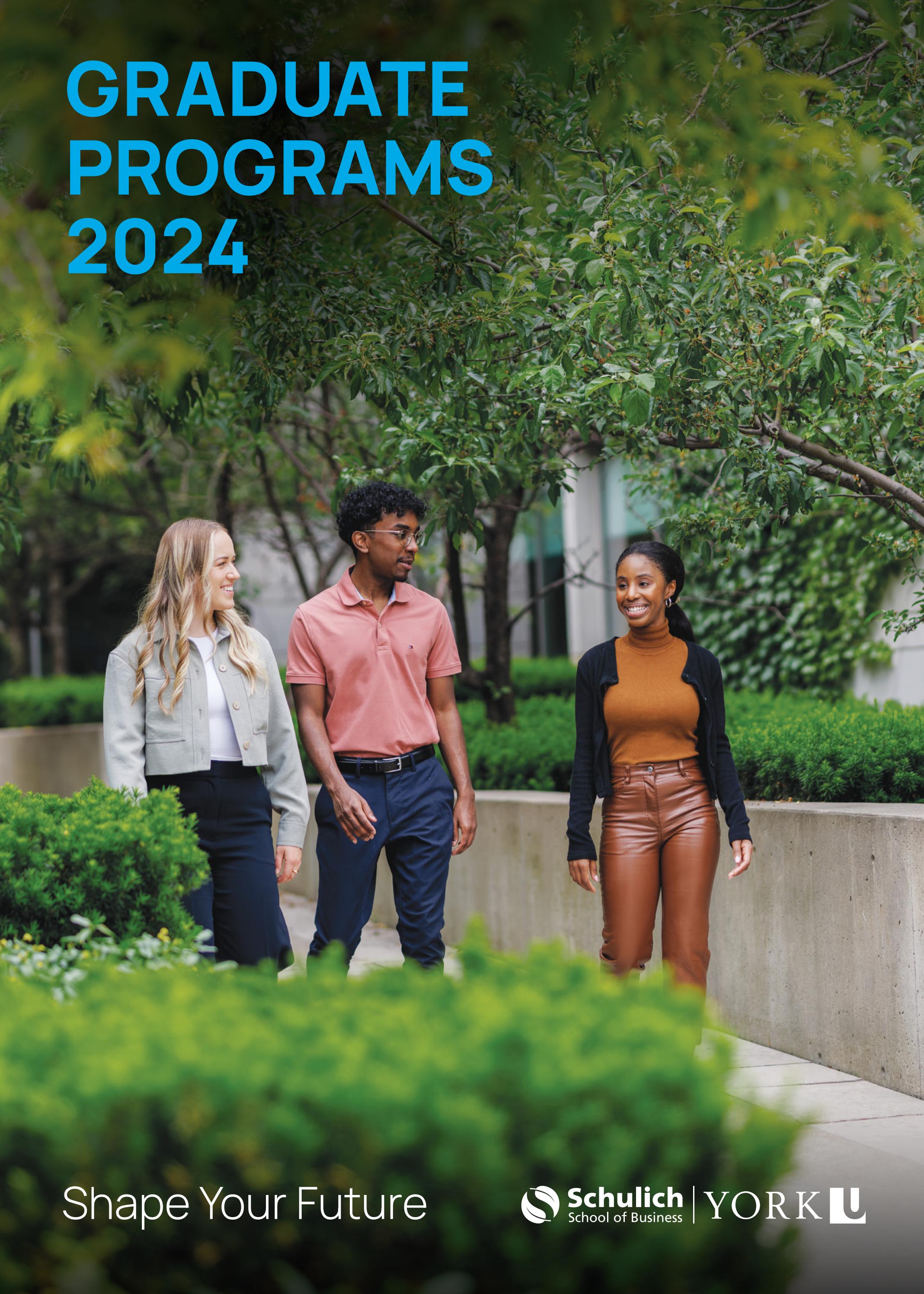 Schulich Graduate Programs 2024 by Schulich School of Business - Issuu