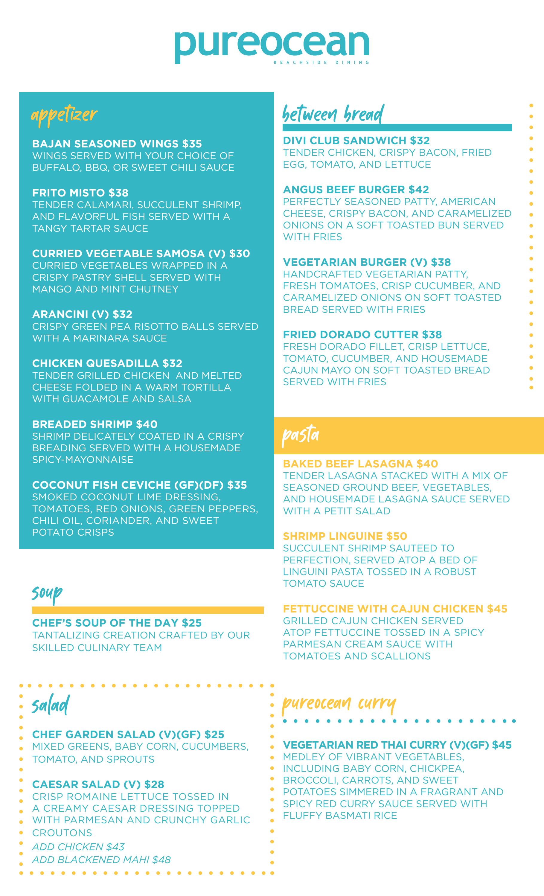 pureocean Southwinds All Day Menu by Divi Resorts - Issuu