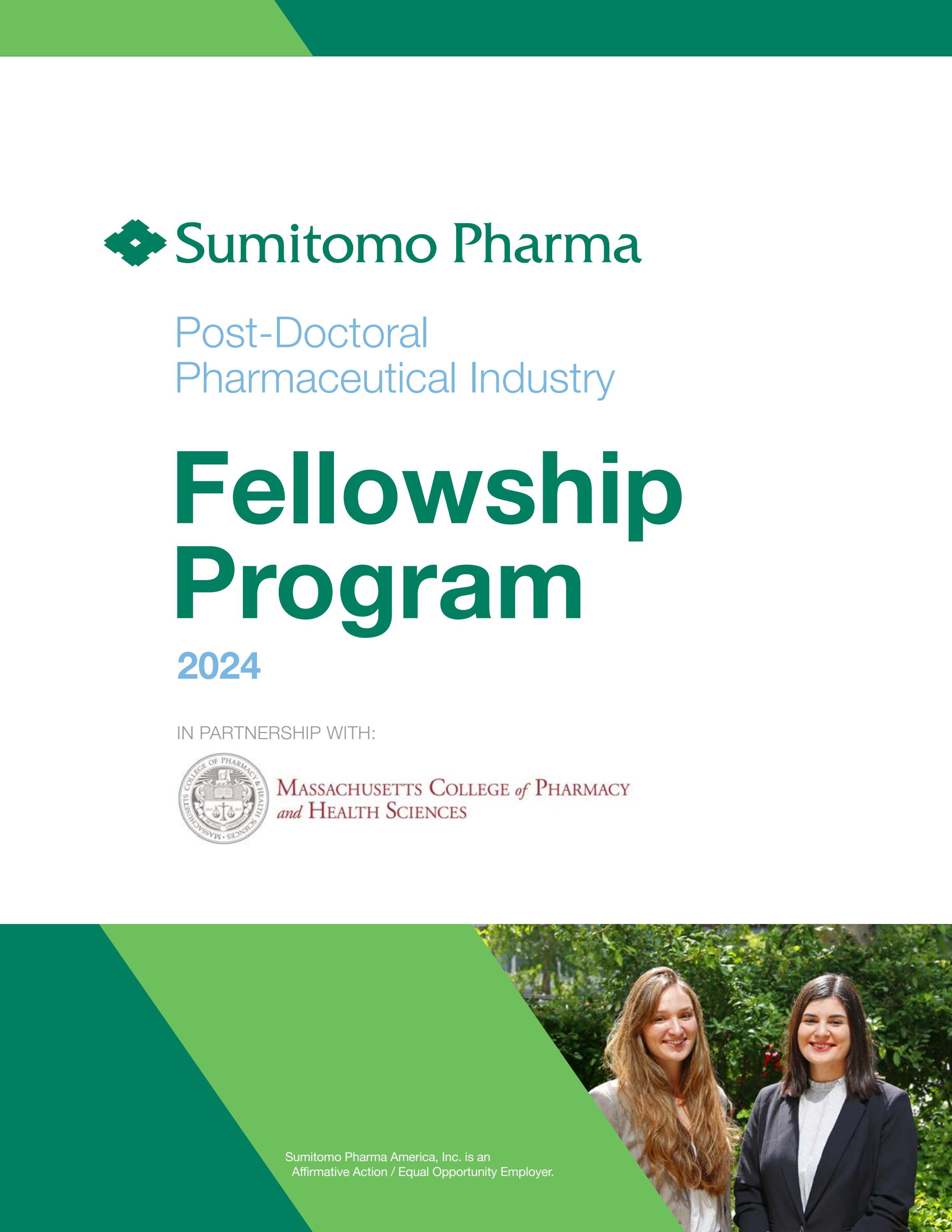 Sumitomo Pharma Fellowship Program by Massachusetts College of Pharmacy ...