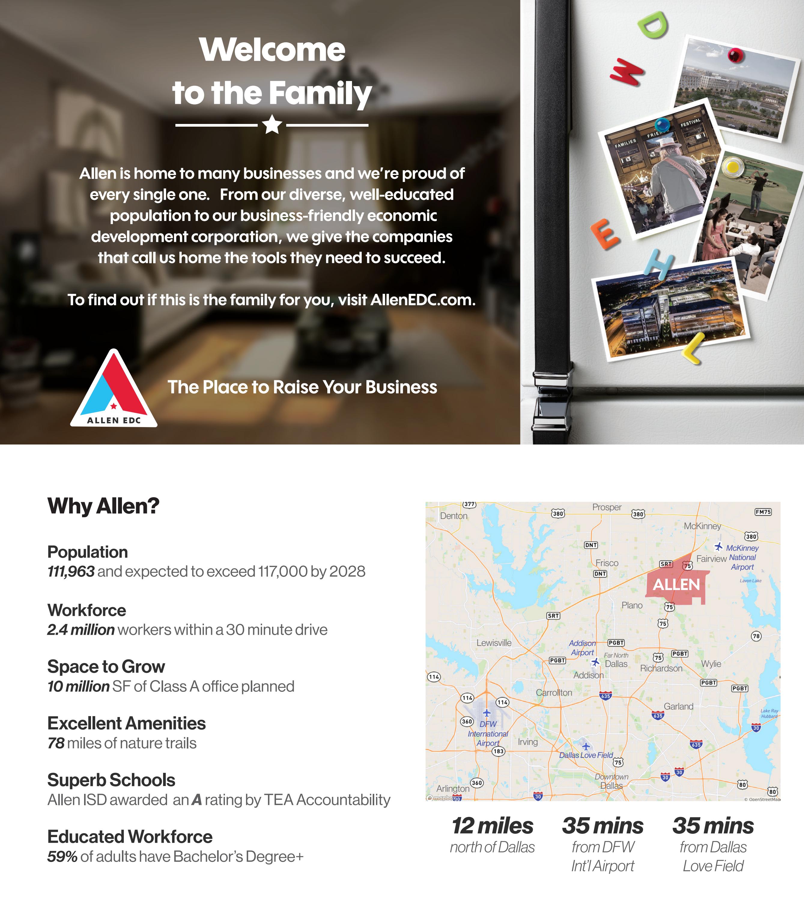 Information Sheets on Allen, Texas by Allen Economic Development ...