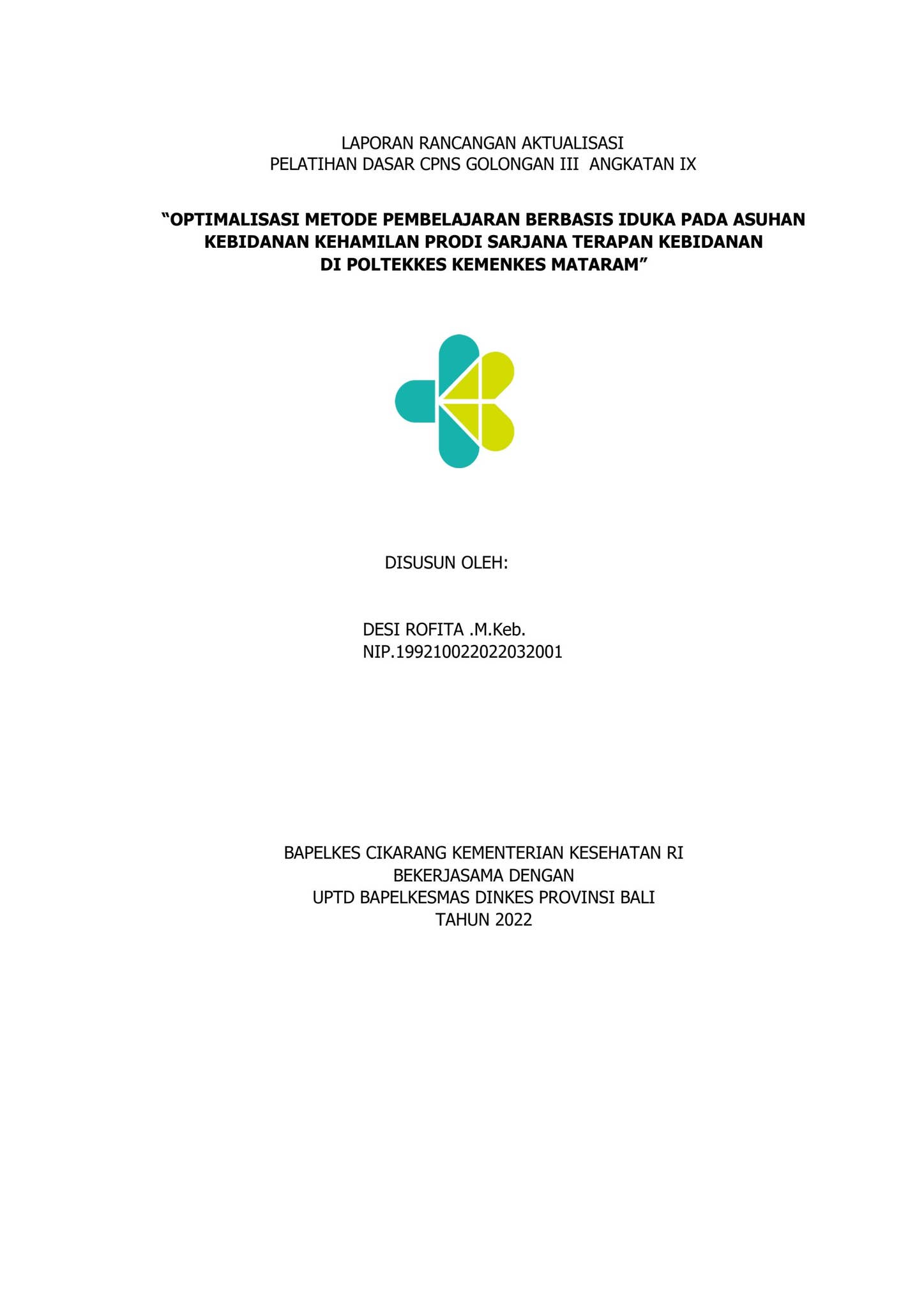 “MetodePembelajaran Berbasis Iduka Pd AsuhanKebidanan KehamilanProdi ...