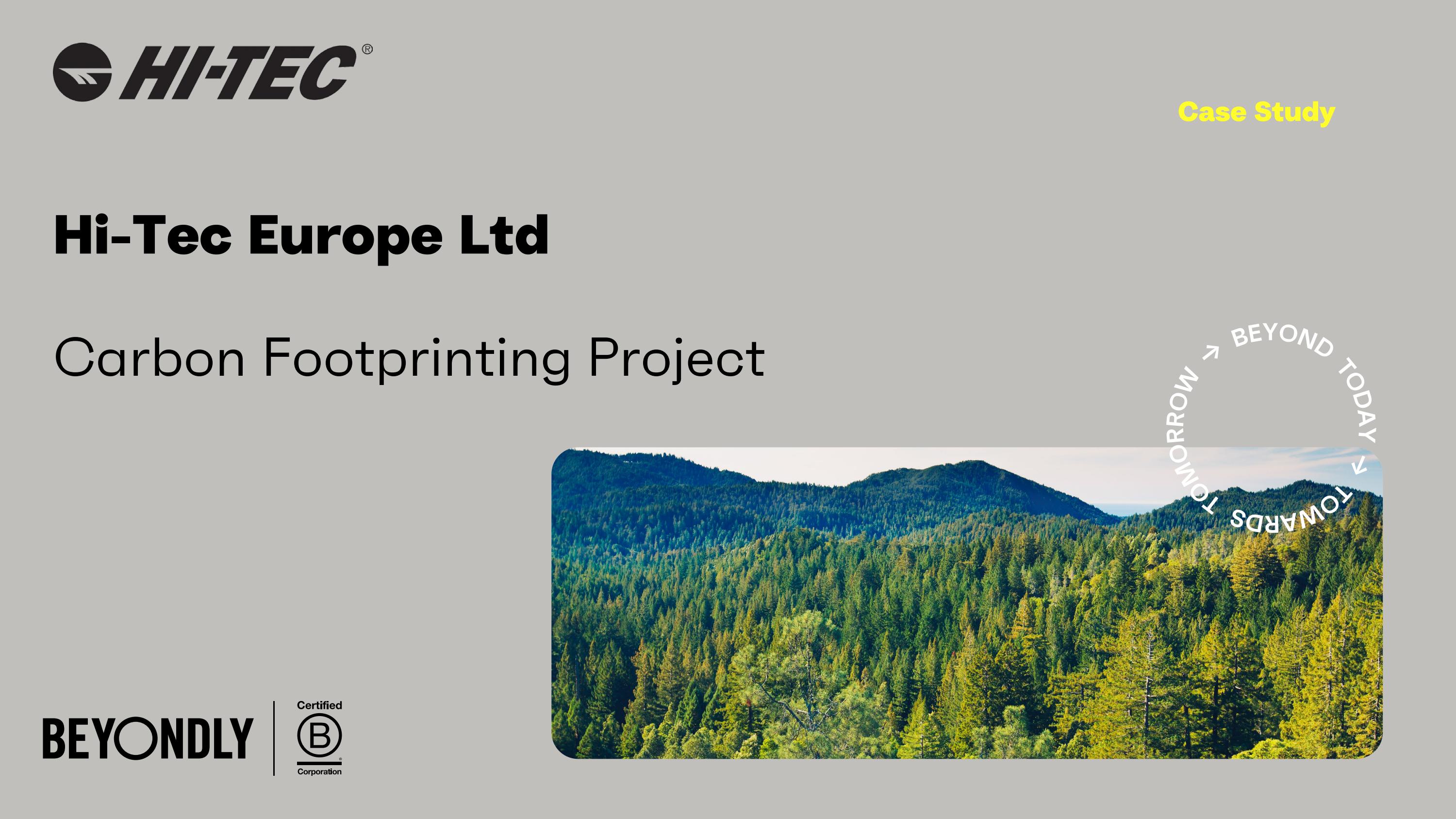 Hi-Tec Europe Ltd Carbon Footprint Case Study by beyondly - Issuu