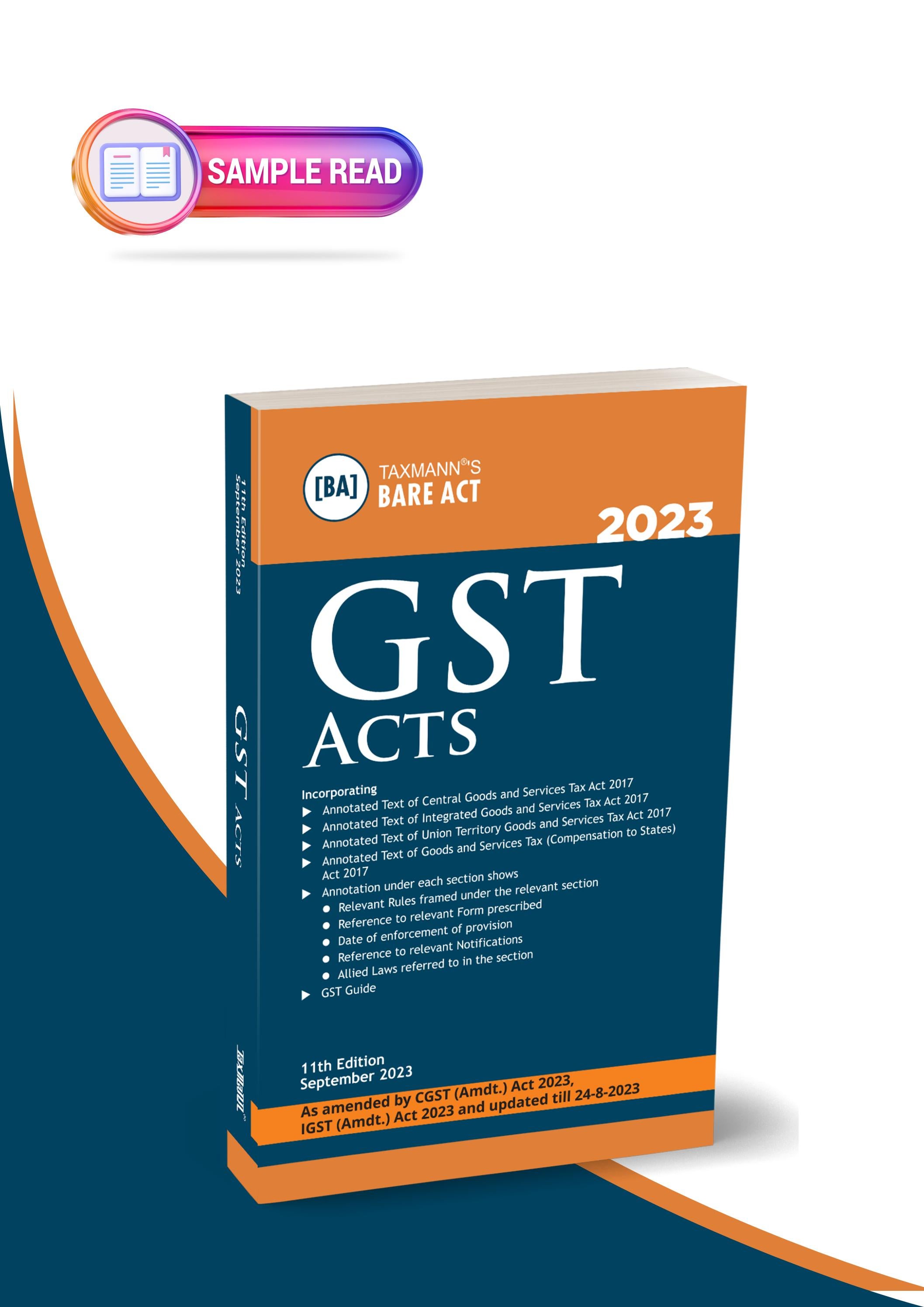 Taxmann's GST Acts | Pocket Edition by Taxmann - Issuu