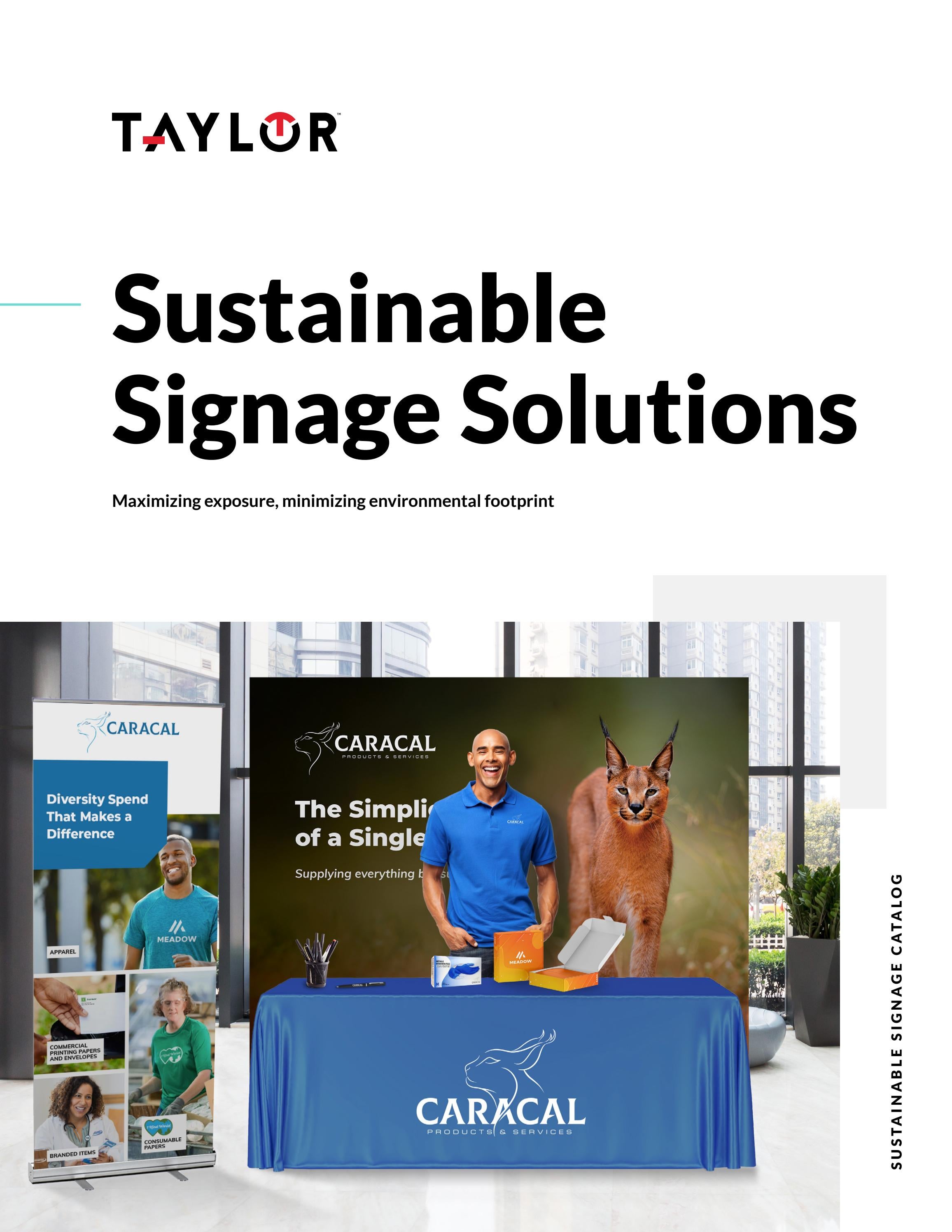 Sustainable Signage Solutions Catalog by Taylor - Issuu
