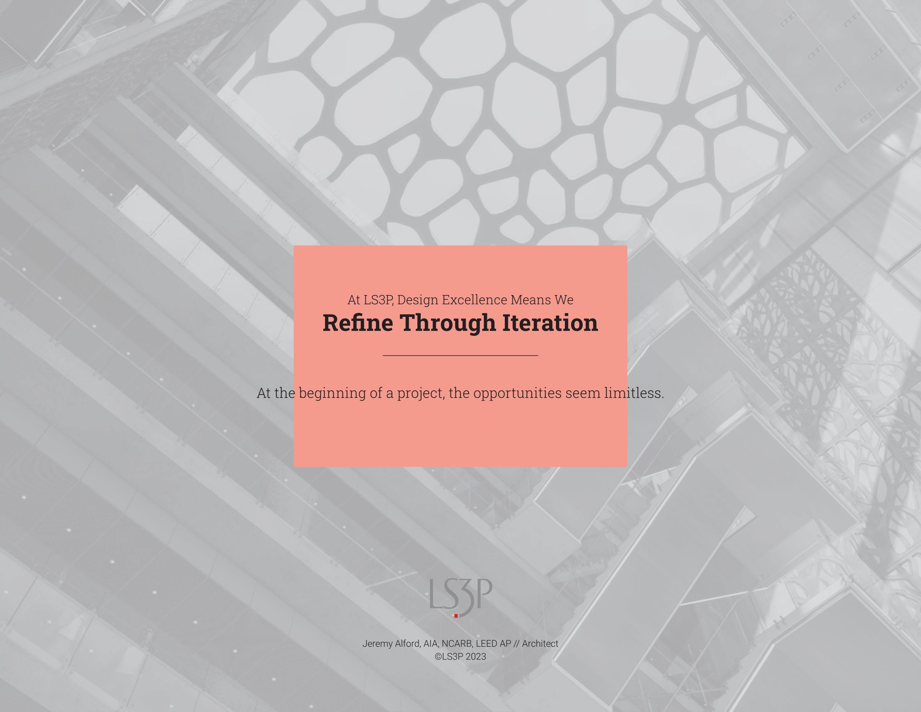 Refine Through Iteration by LS3P - Issuu