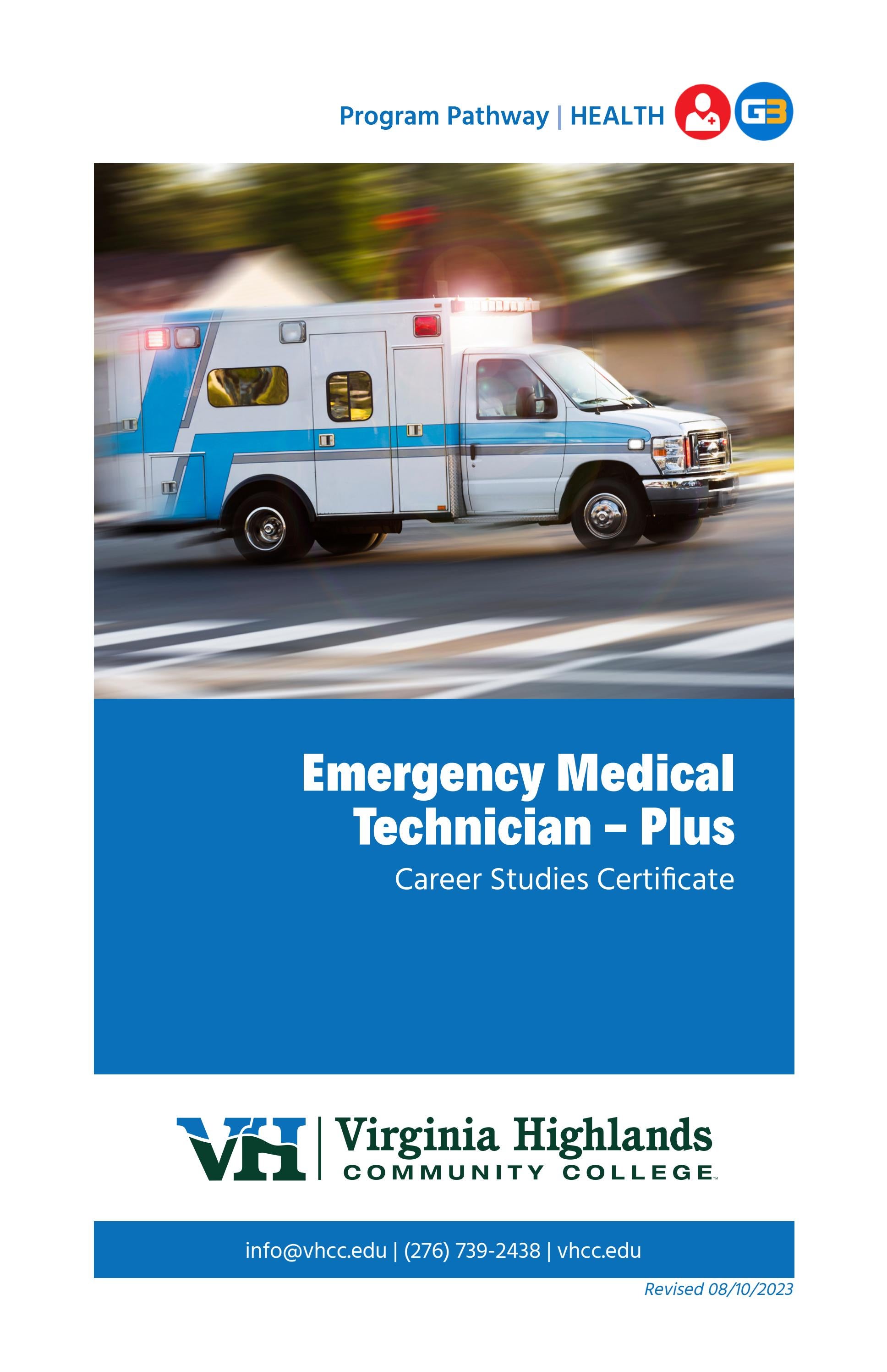 Emergency Medical Technician - Plus | VHCC by Virginia Highlands ...