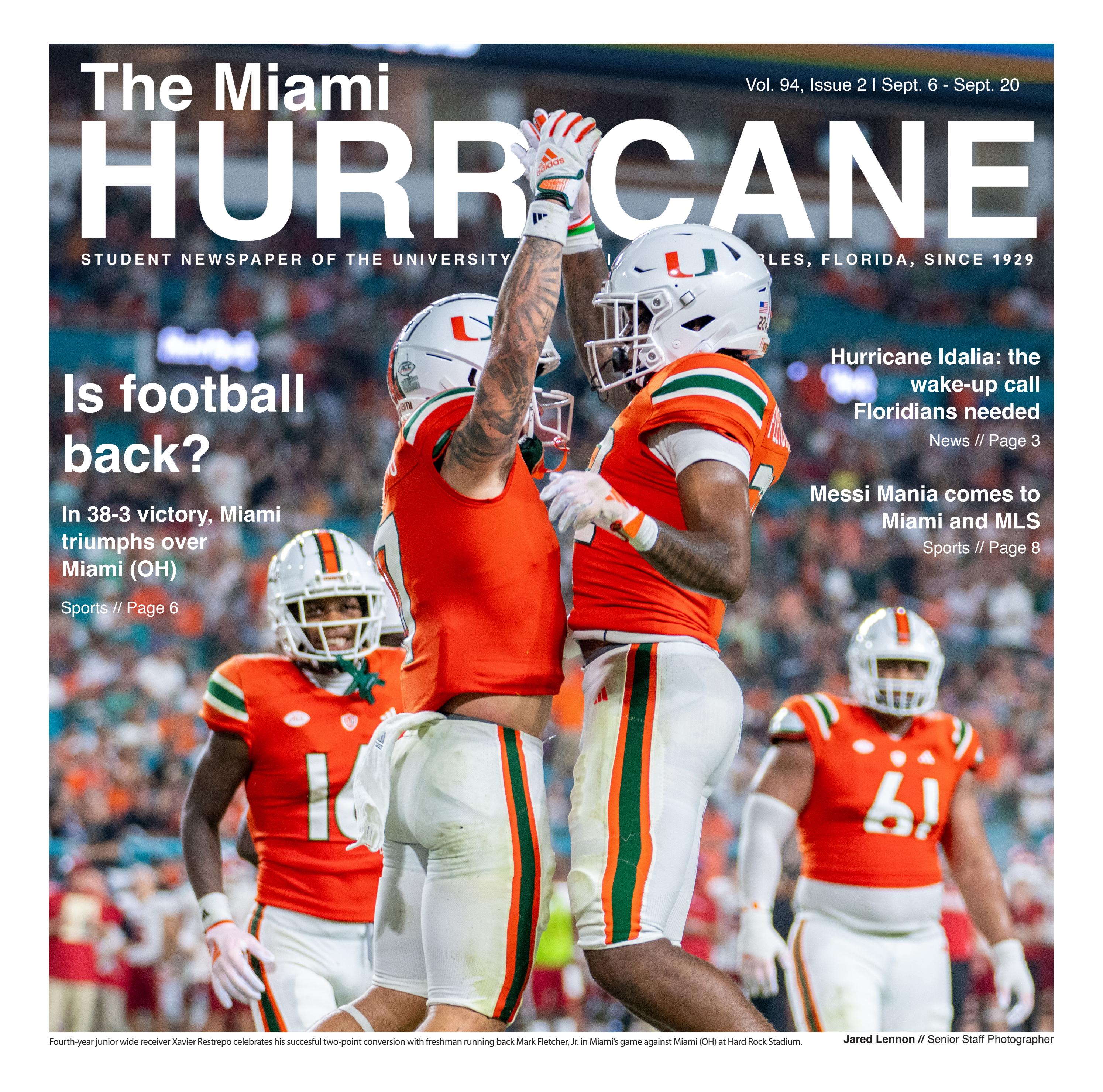 The Miami Hurricane: Sept. 6, 2023 by The Miami Hurricane - Issuu