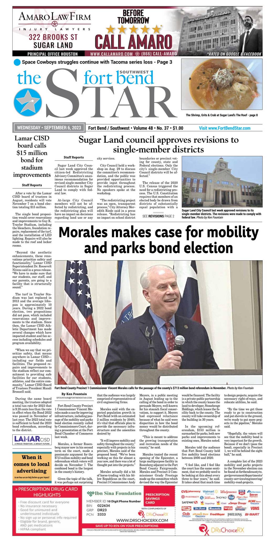 The 09-06-23 Edition of The Fort Bend Star by Street Media - Issuu