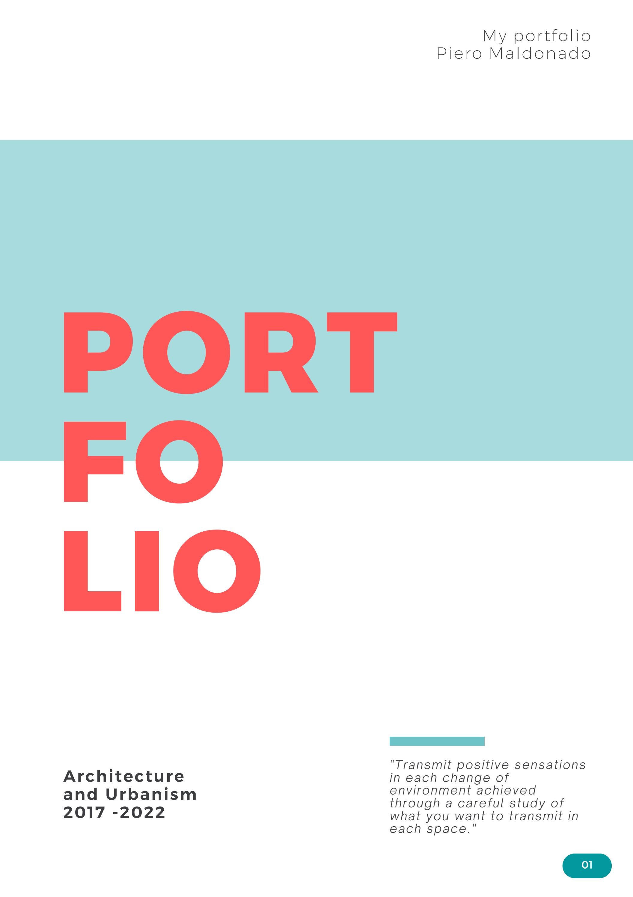 PORTFOLIO by piero maldonado de la torre - Issuu