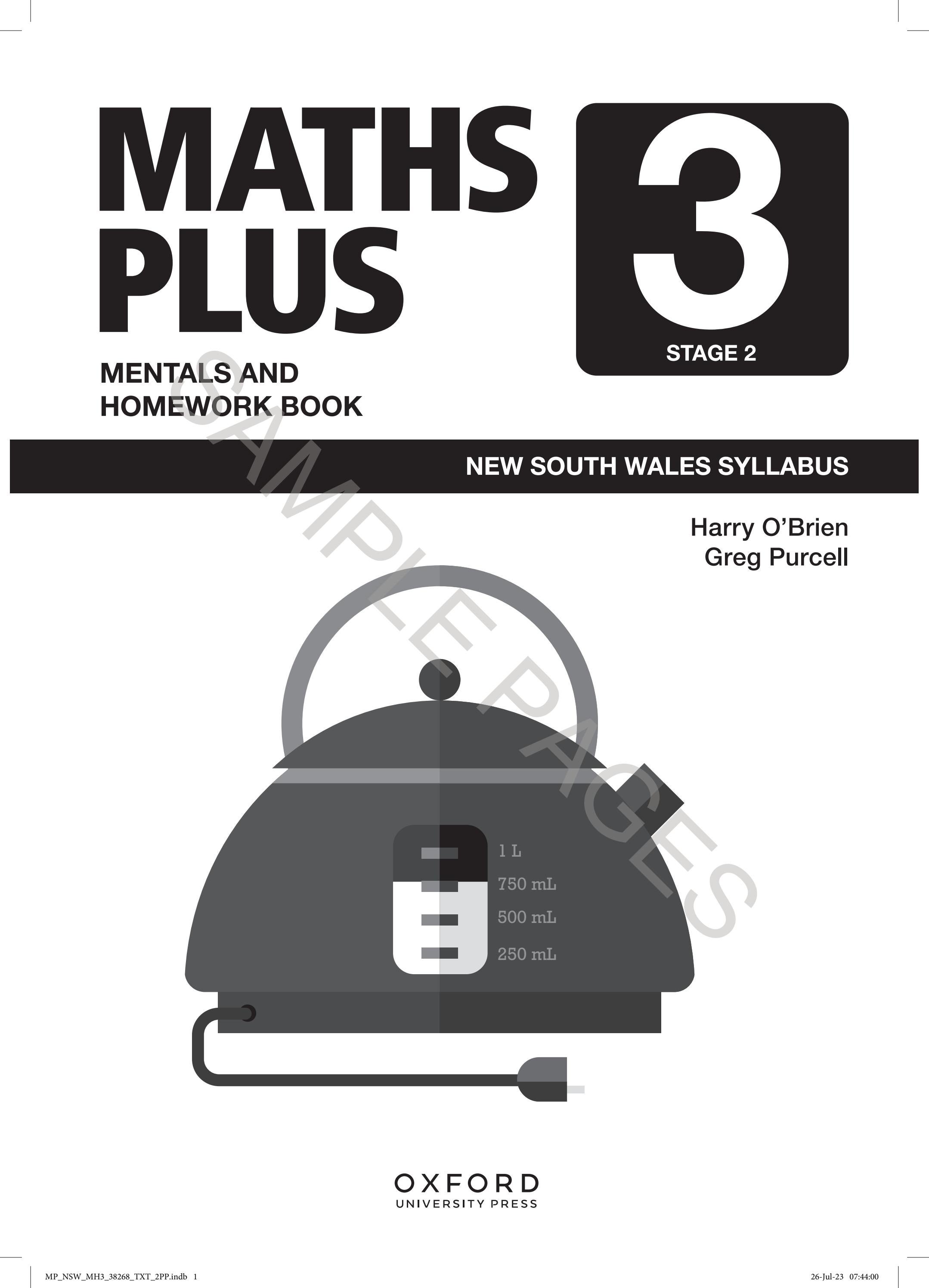 Maths Plus NSW Mentals and Homework Book 3 Sample by OUPANZ - Issuu