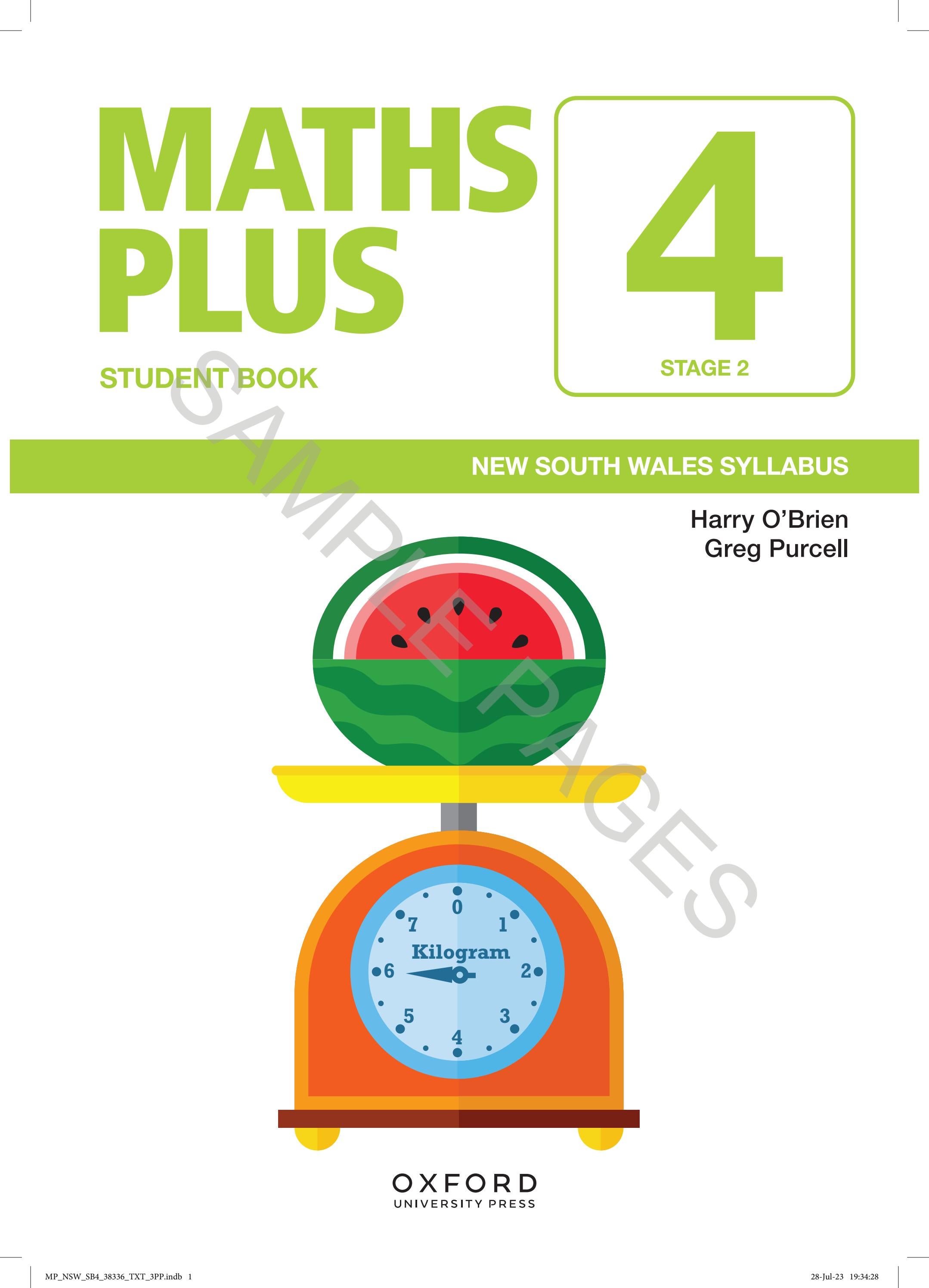 Maths Plus NSW SB 4 Draft Sample Pages by OUPANZ - Issuu