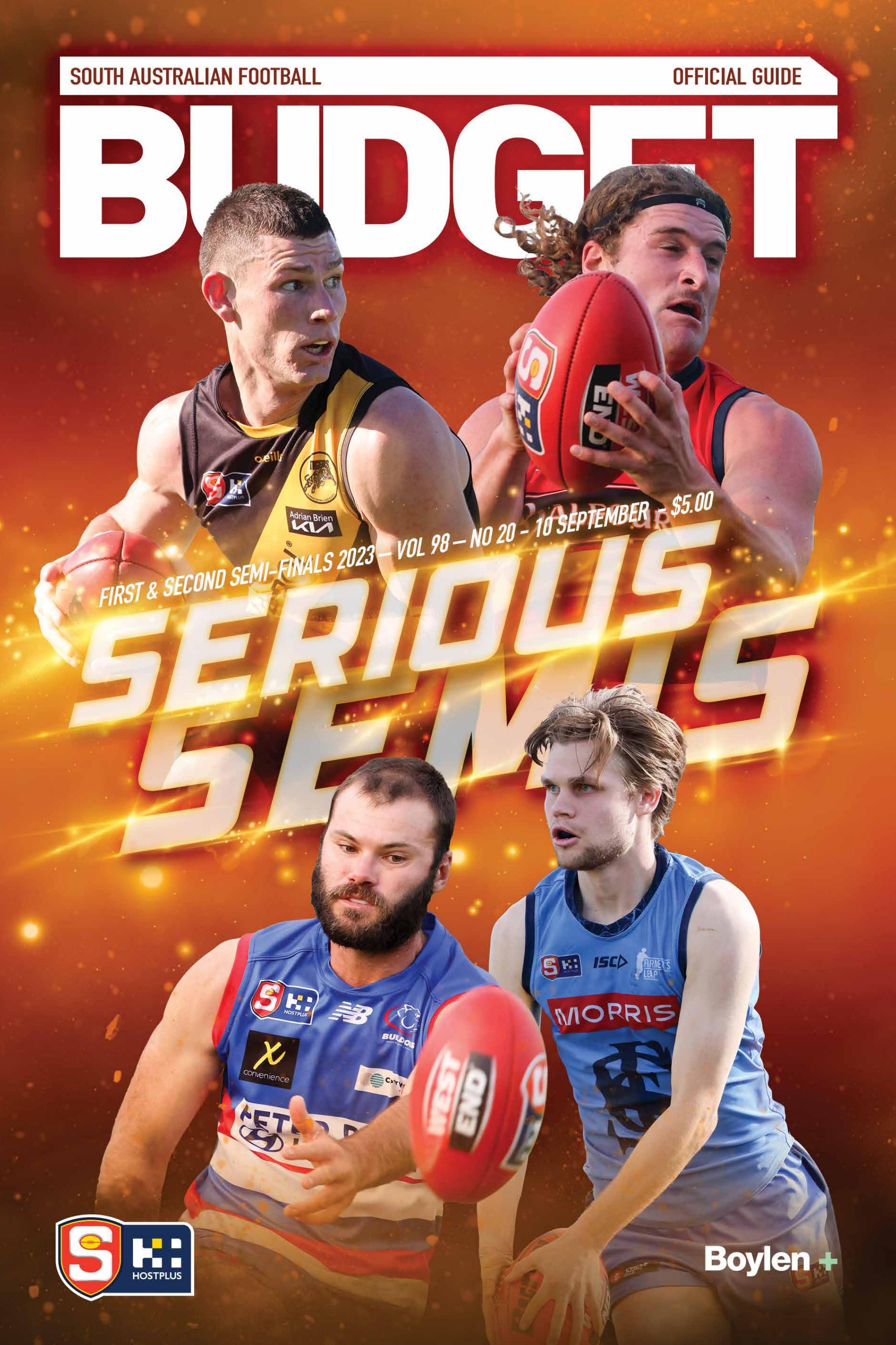 South Australian Football Budget - Round 20 2023 - Vol 98 - No. 20 - 10 ...