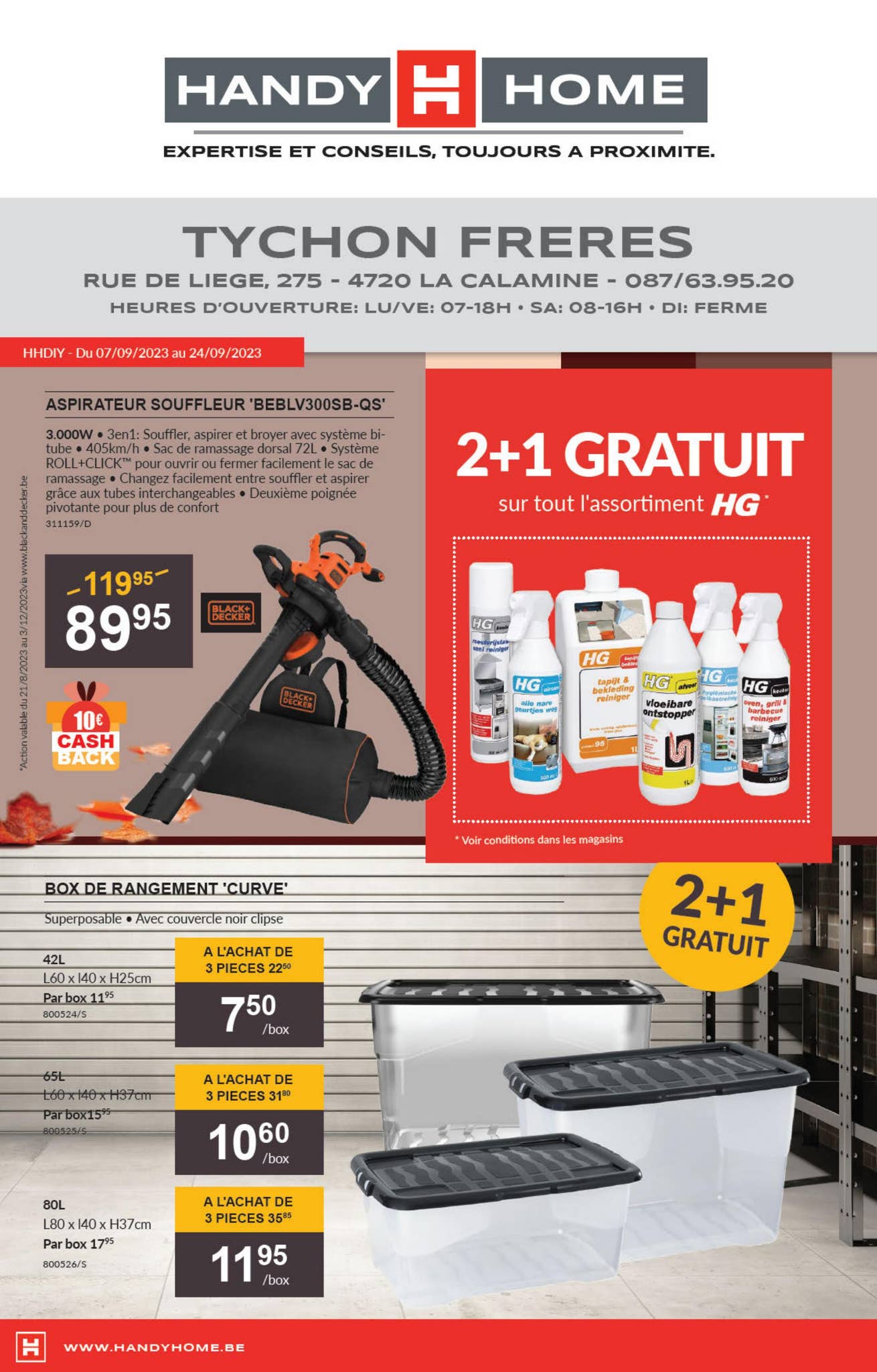 Folder HandyHome Tychon Frères septembre 2023 by MENO - Issuu