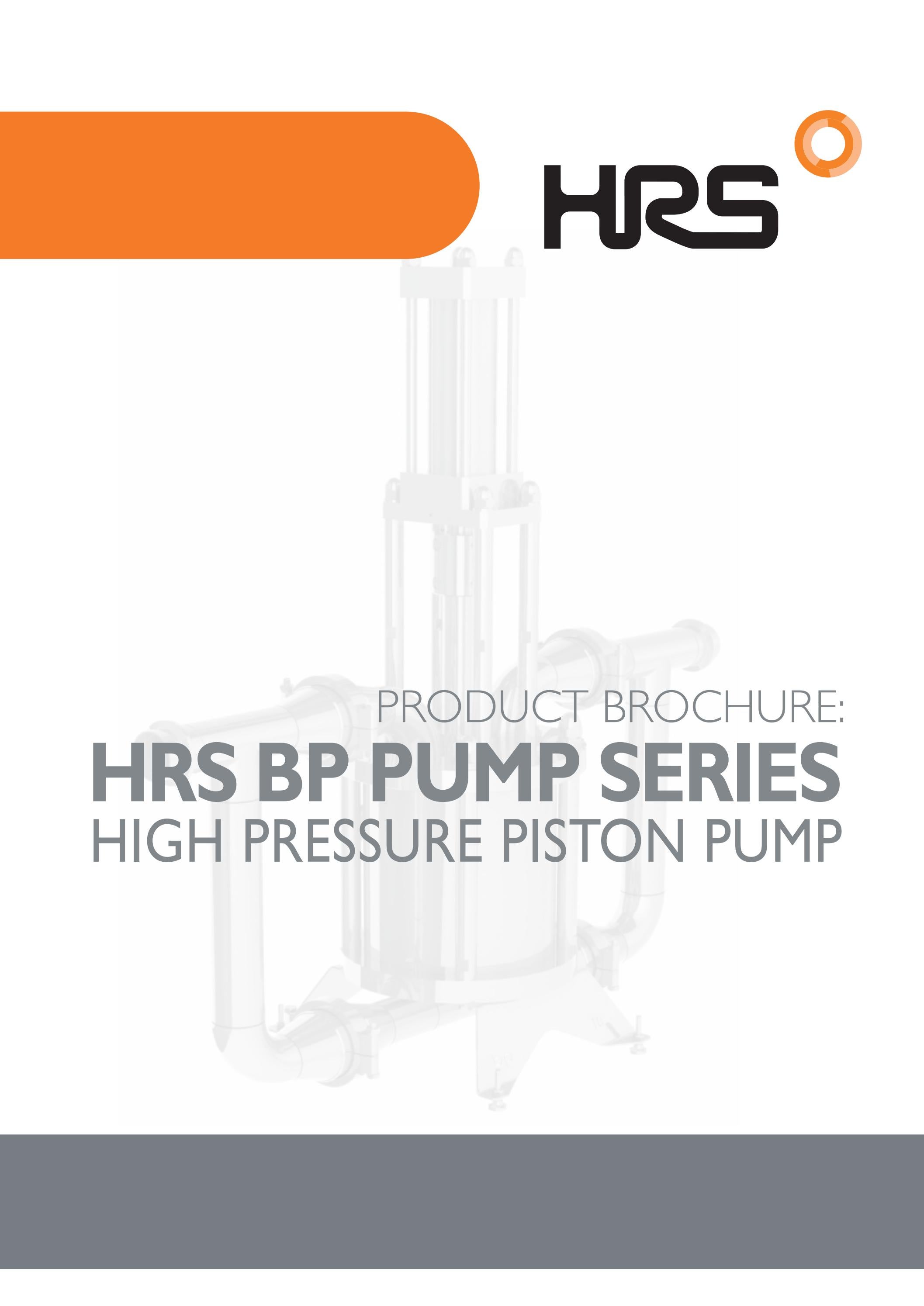 HRS BP Pump Series Brochure by HRS Heat Exchangers - Issuu