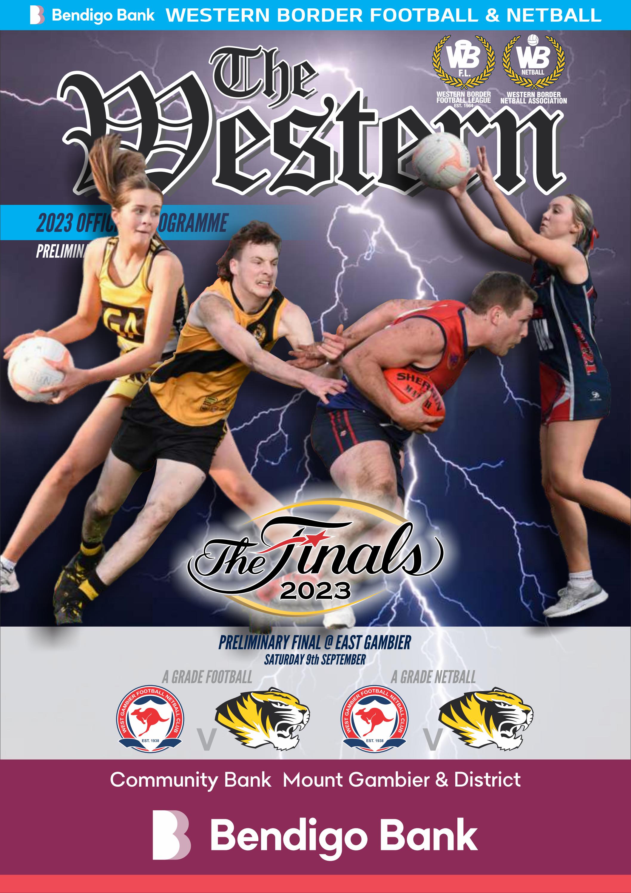 Western Border Football Netball Budget - The Western -Preliminary Final ...