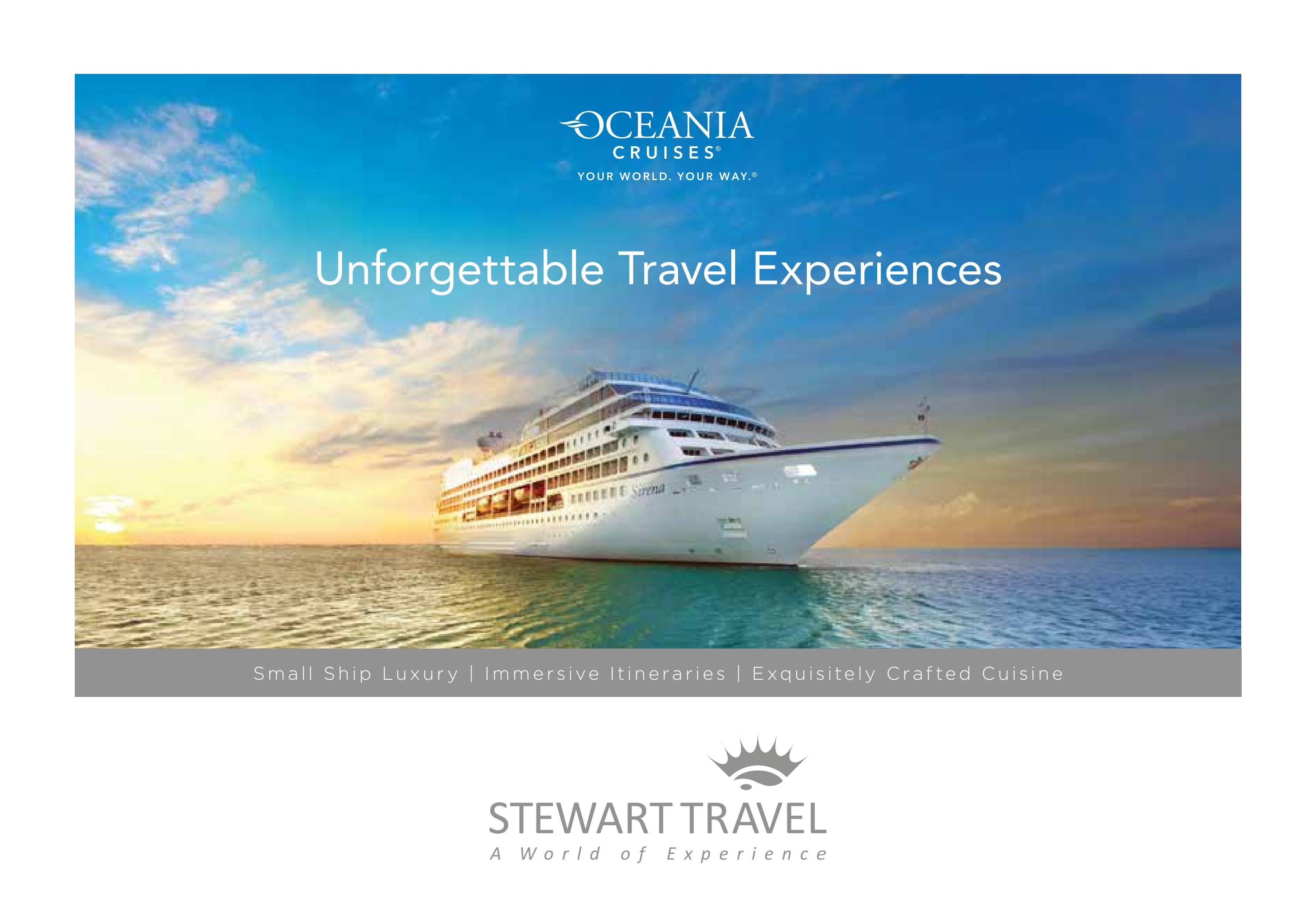 Stewart Travel x Oceania Brochure: Irish Edition by brooklyntravel - Issuu