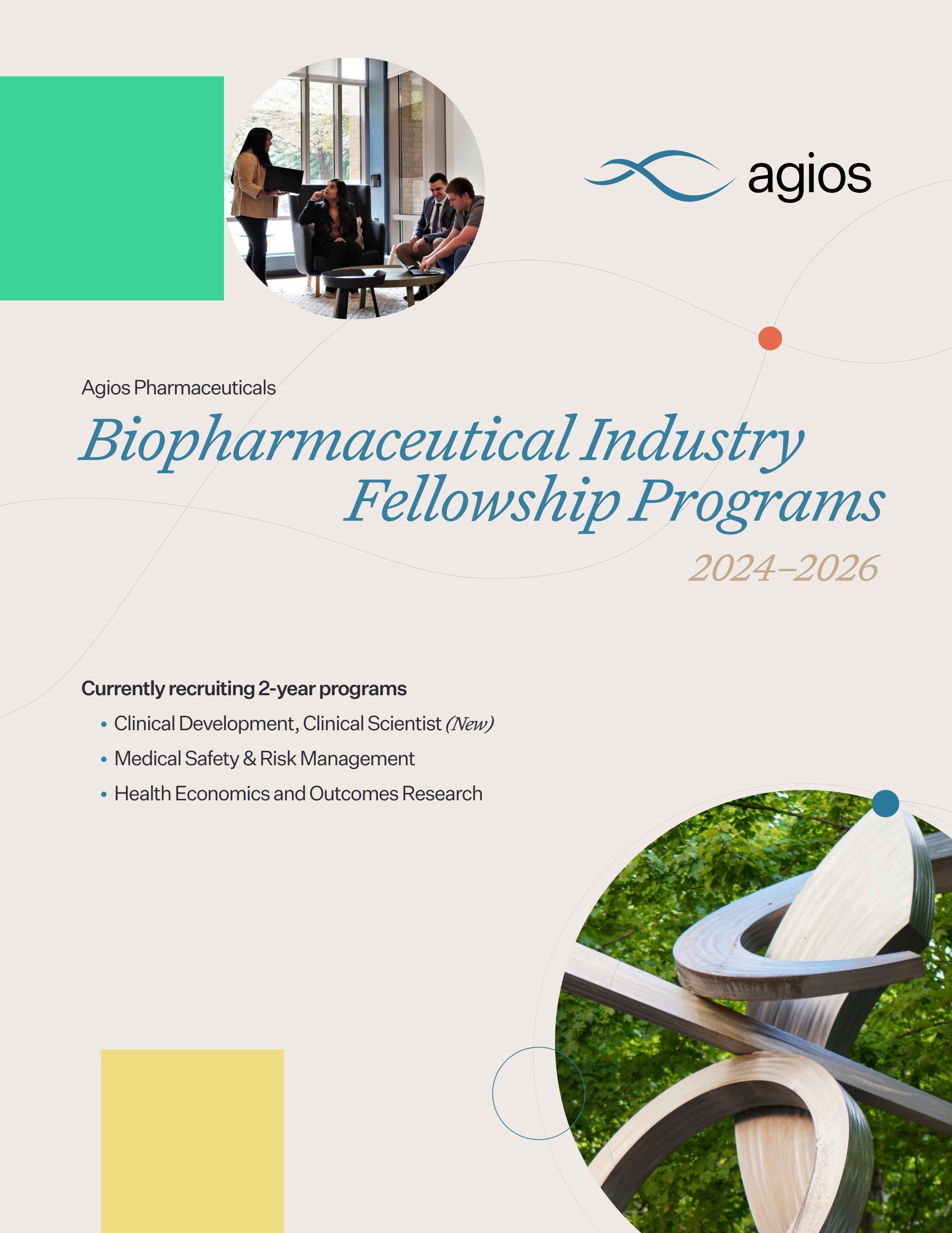 Agios Fellowship Brochure by Massachusetts College of Pharmacy and ...
