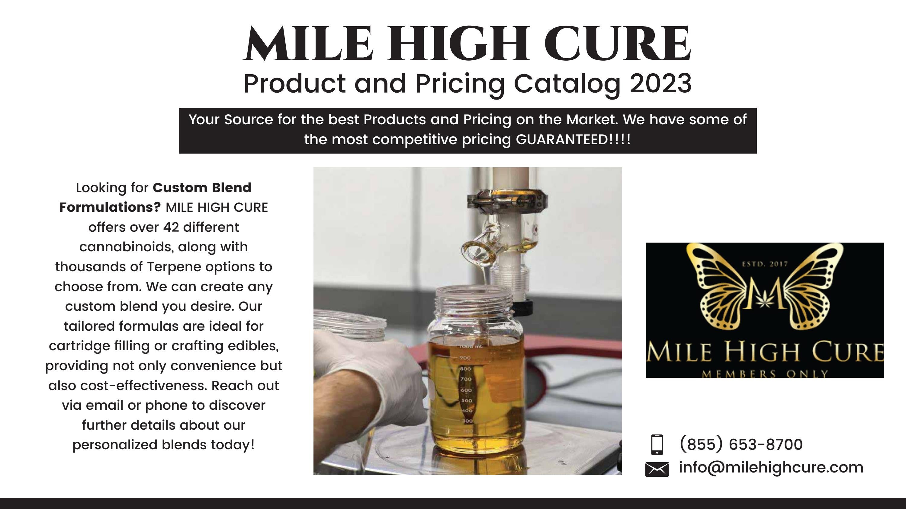 Mile High Cure Cannabinoid Catalog by Milehighcurellc - Issuu