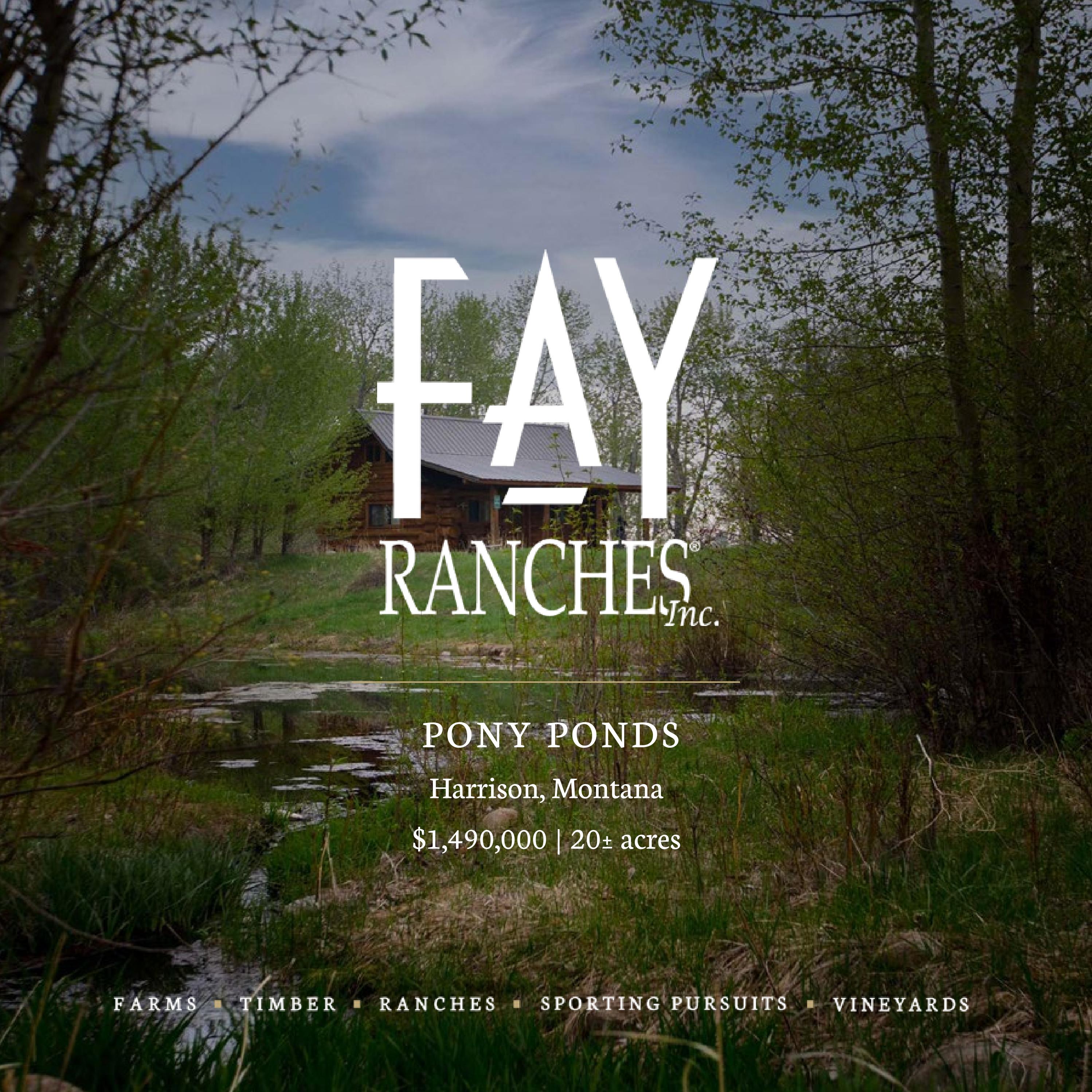 SOLD: Pony Ponds | Fay Ranches by Fay Ranches - Issuu