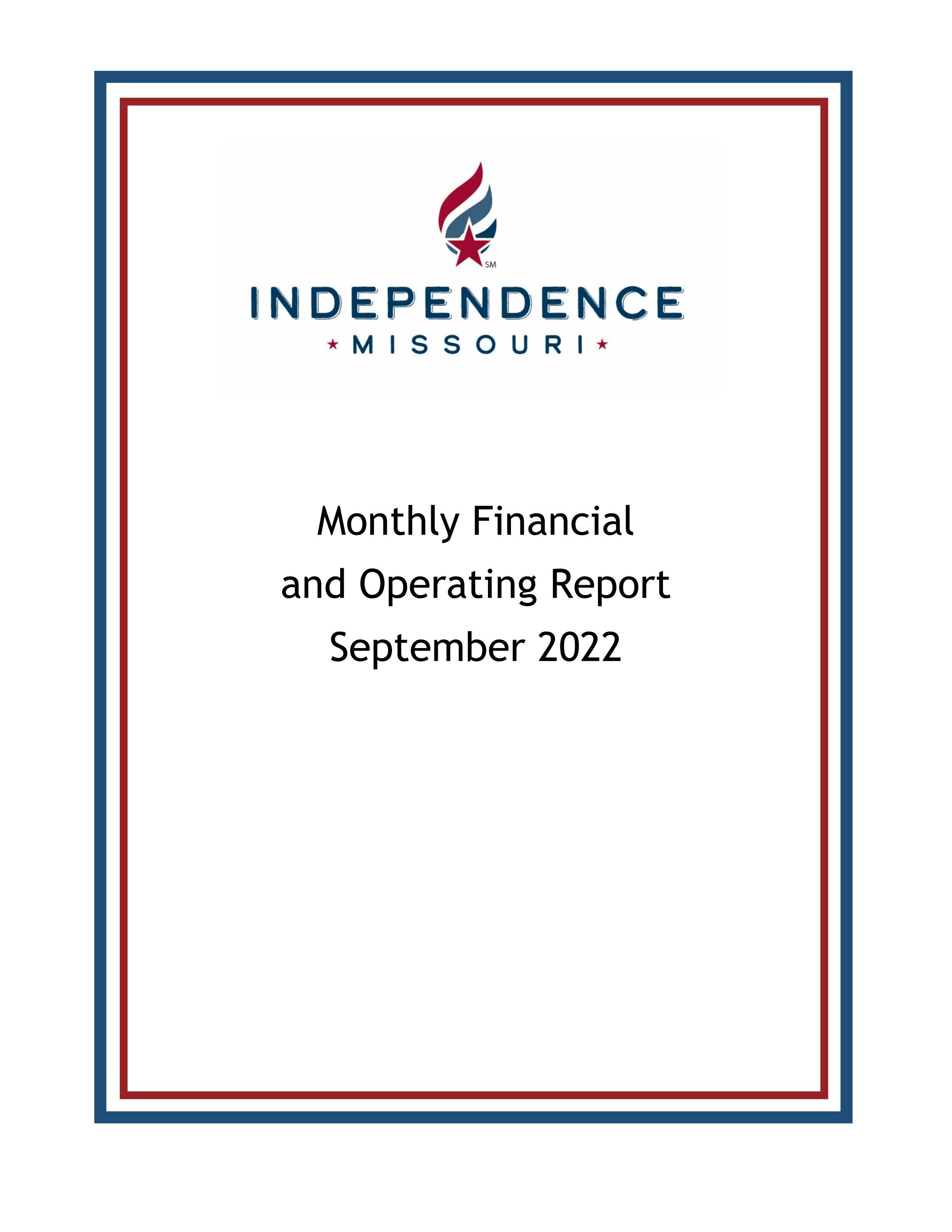 2022 Sept Monthly Report by cityofindepmo - Issuu