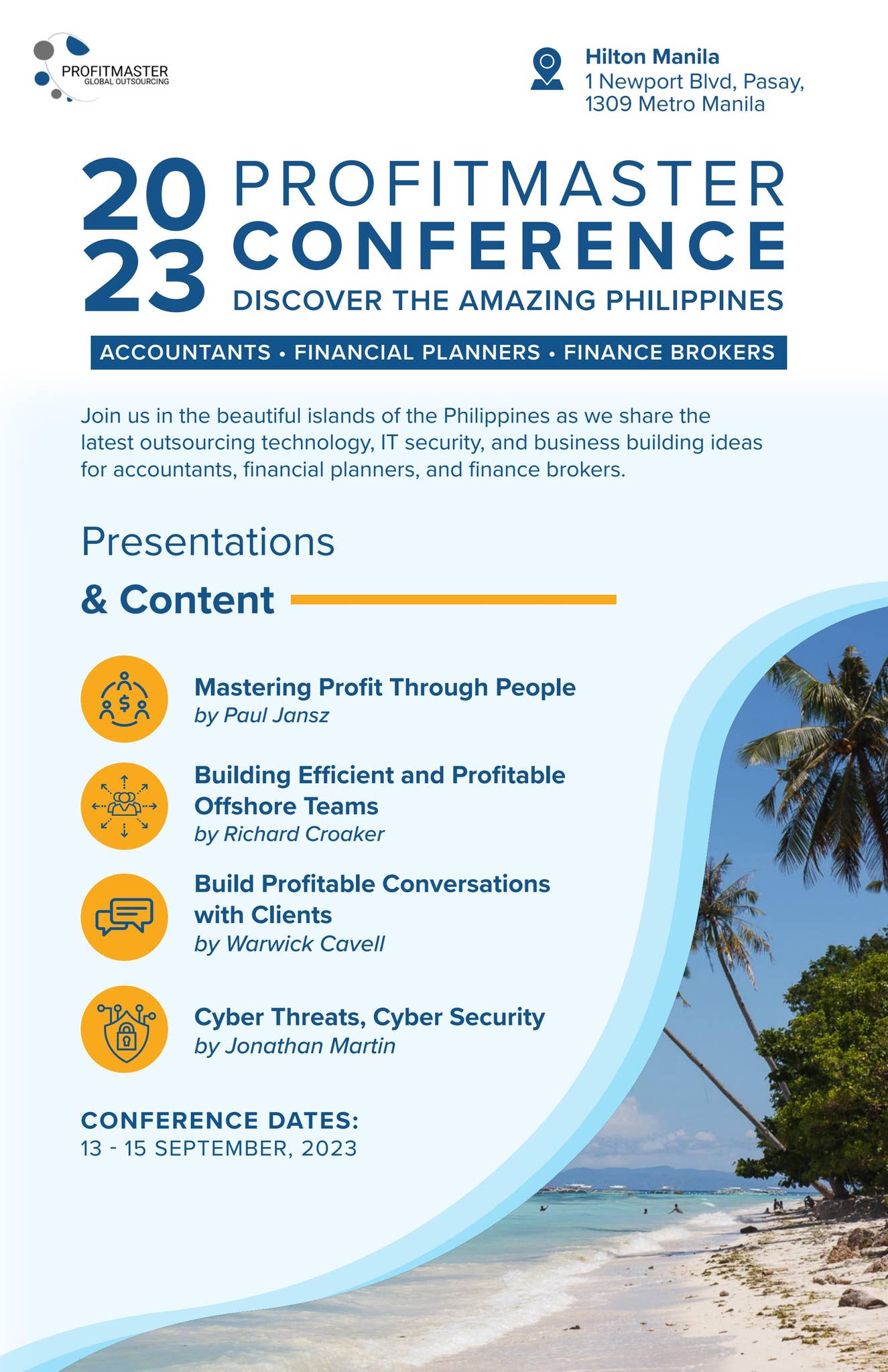 Profitmaster Conference Brochure by Profitmaster Global Outsourcing - Issuu