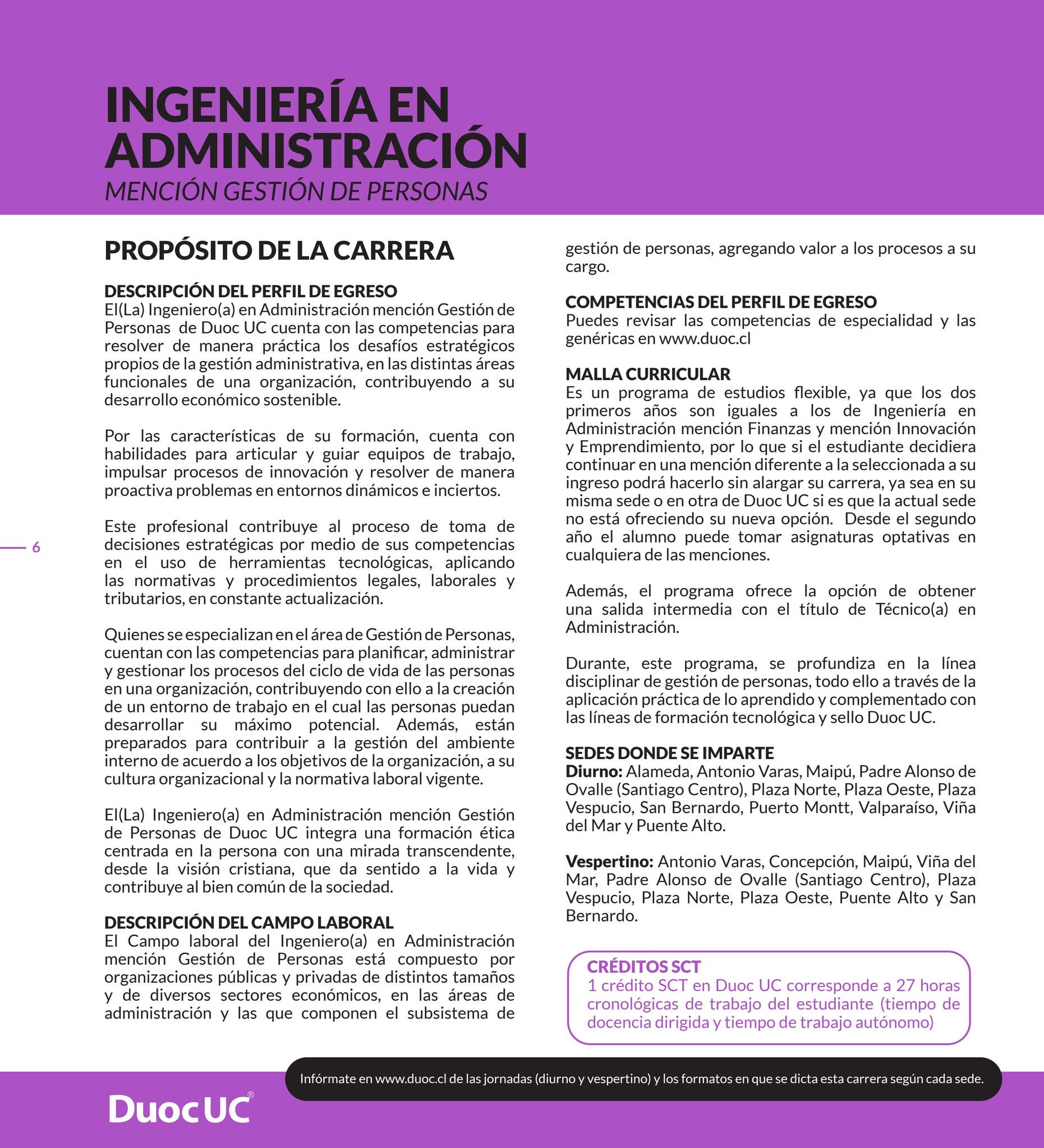 Ingeniería en Administración Mención Gestión de Personas - Malla 2023 by Duoc UC - Issuu