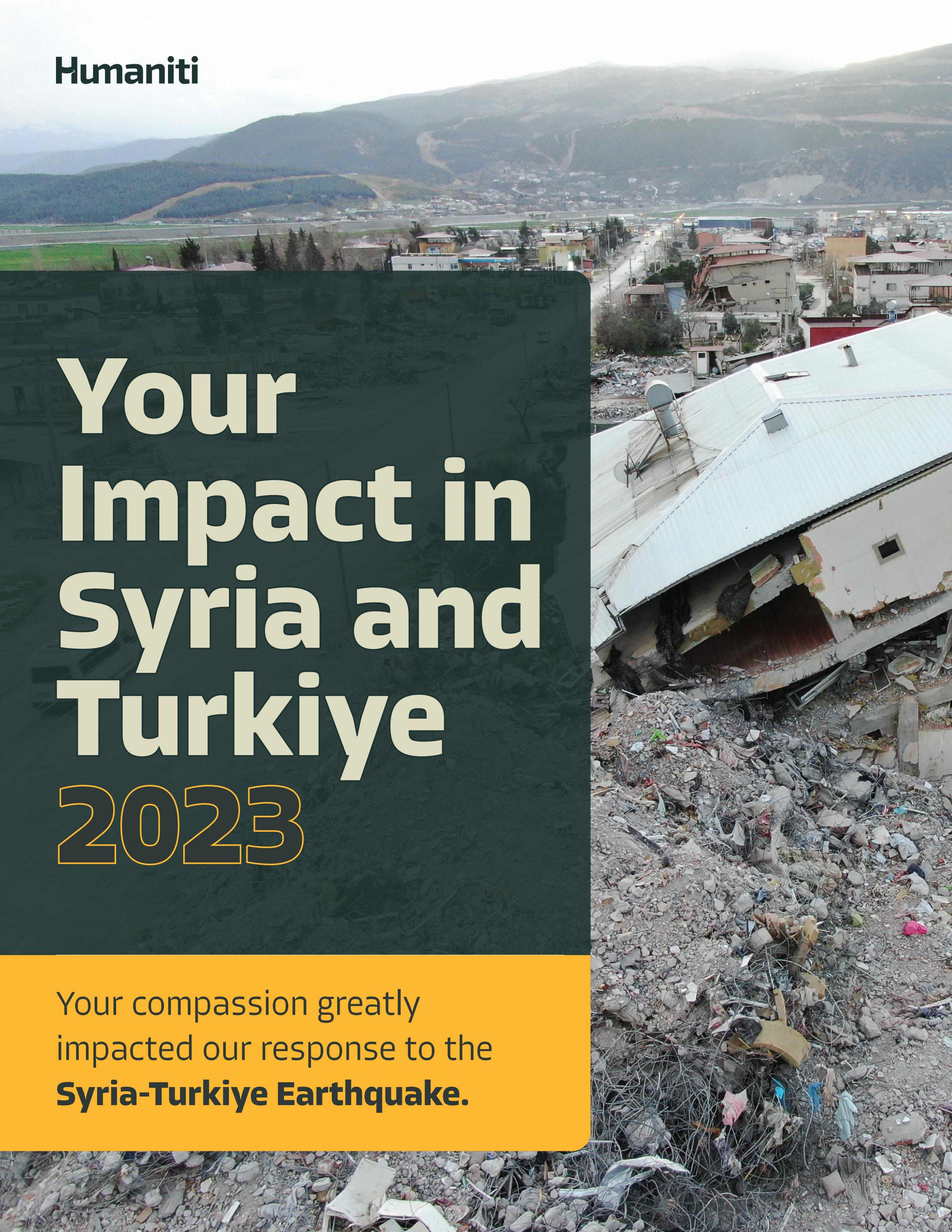 Humaniti | Turkiye & Syria Earthquake Report by Admin Humaniti - Issuu