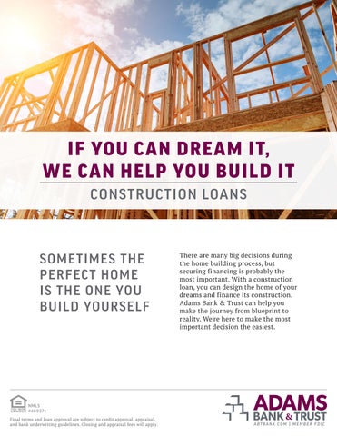 Construction Loans | Adams Bank & Trust by Adams Bank & Trust - Issuu